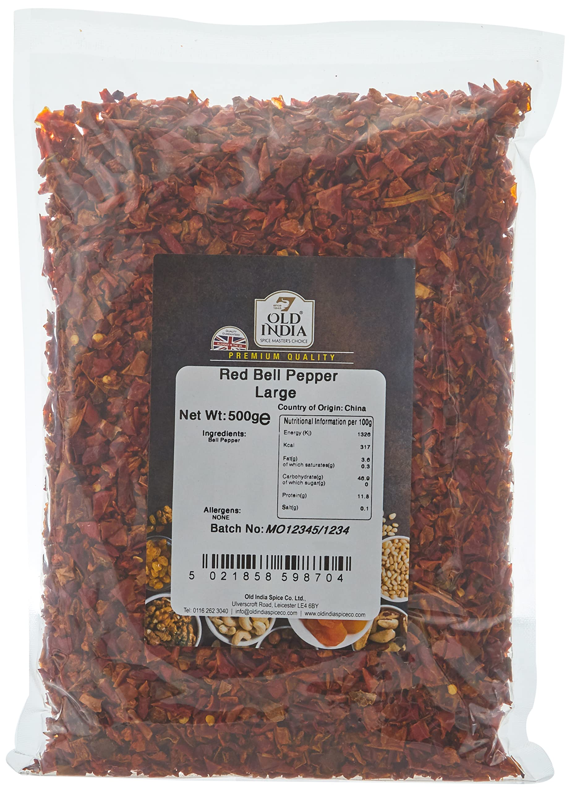 Old India Red Bell Pepper Large 500g : Amazon.co.uk: Grocery