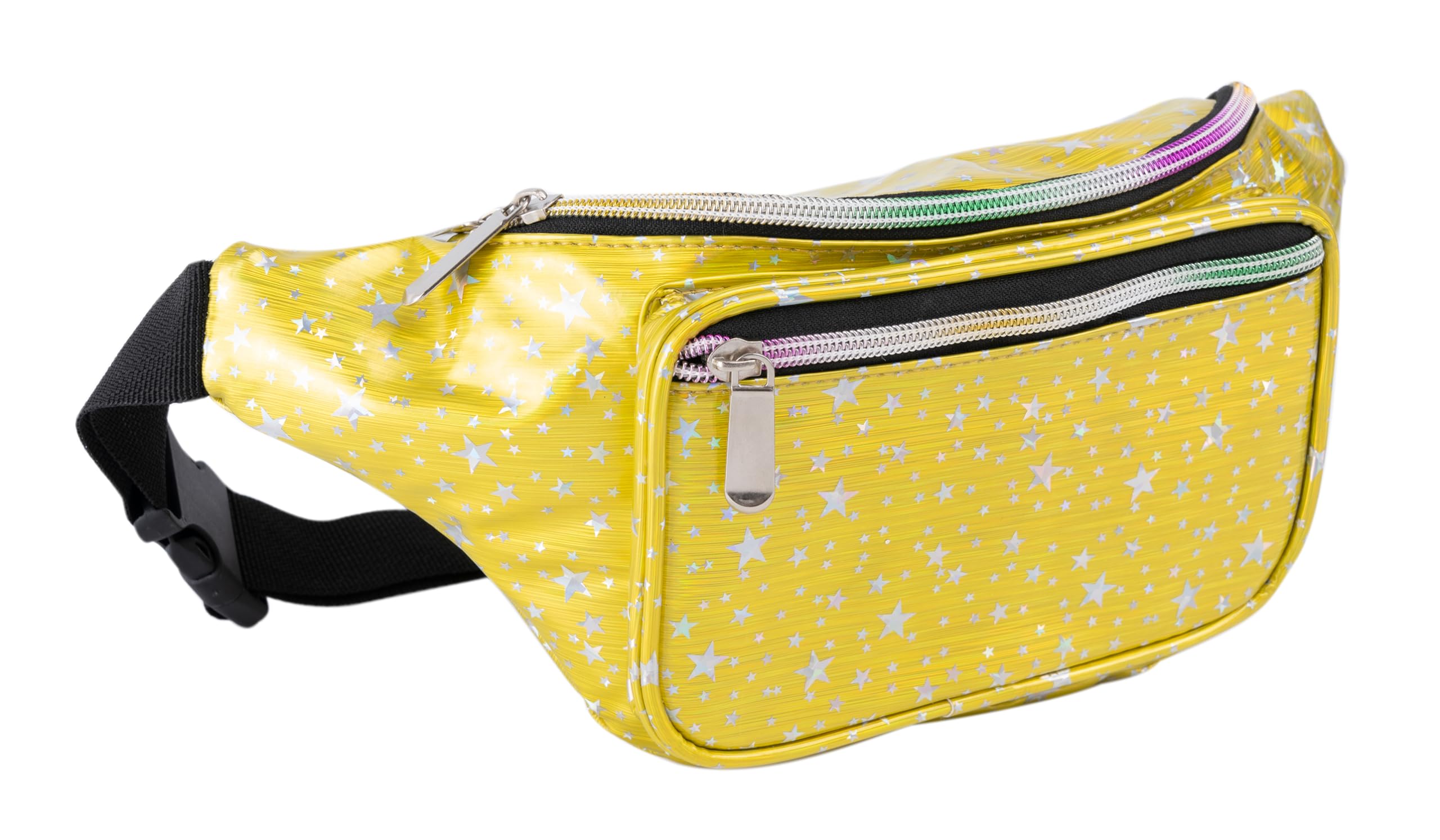 Holographic 80s 90S Rave Stars Neon Transparent Gravel Fanny Pack for ...