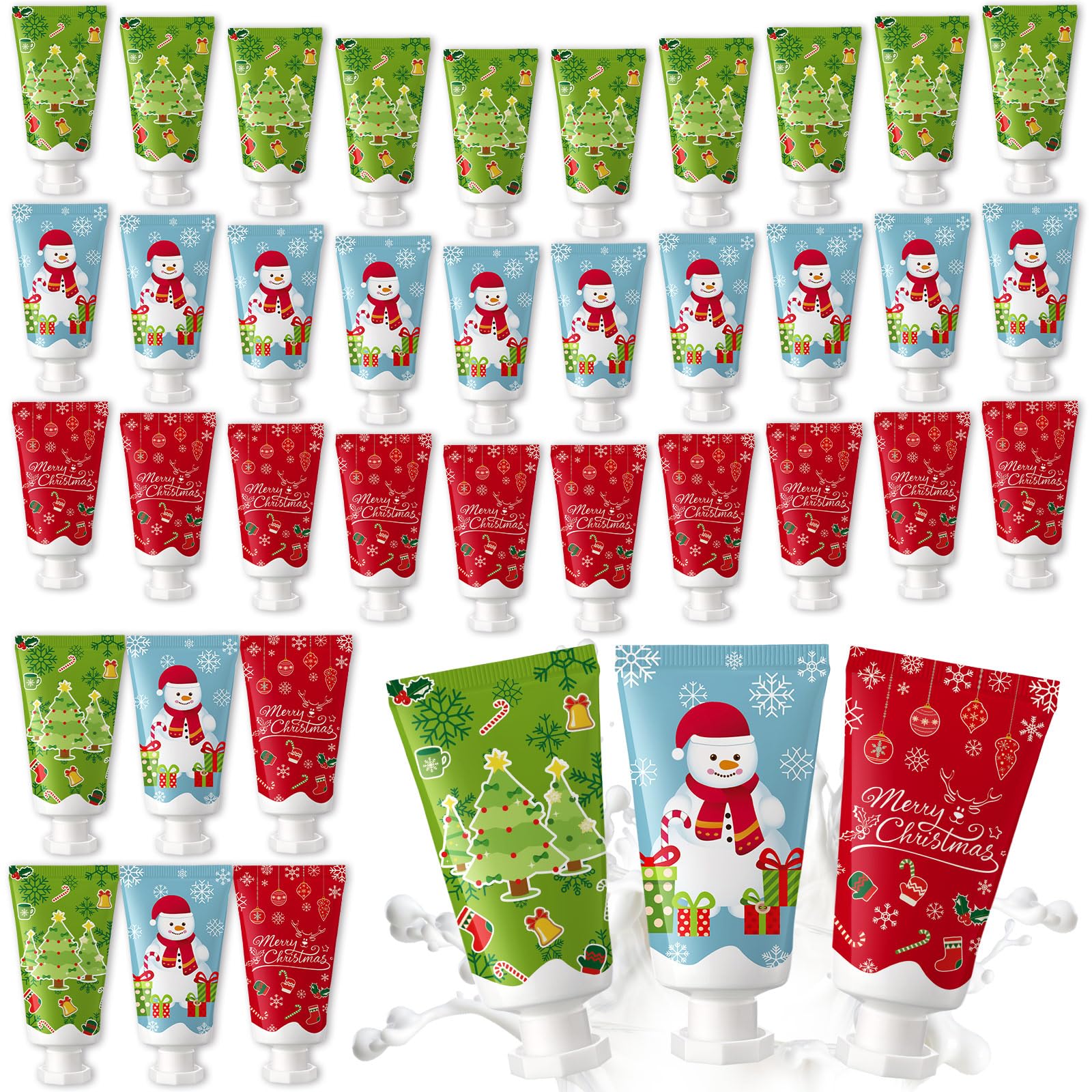 Amazon.com : Heigble 36 Pcs Christmas Lotion bulk Travel Size Body ...