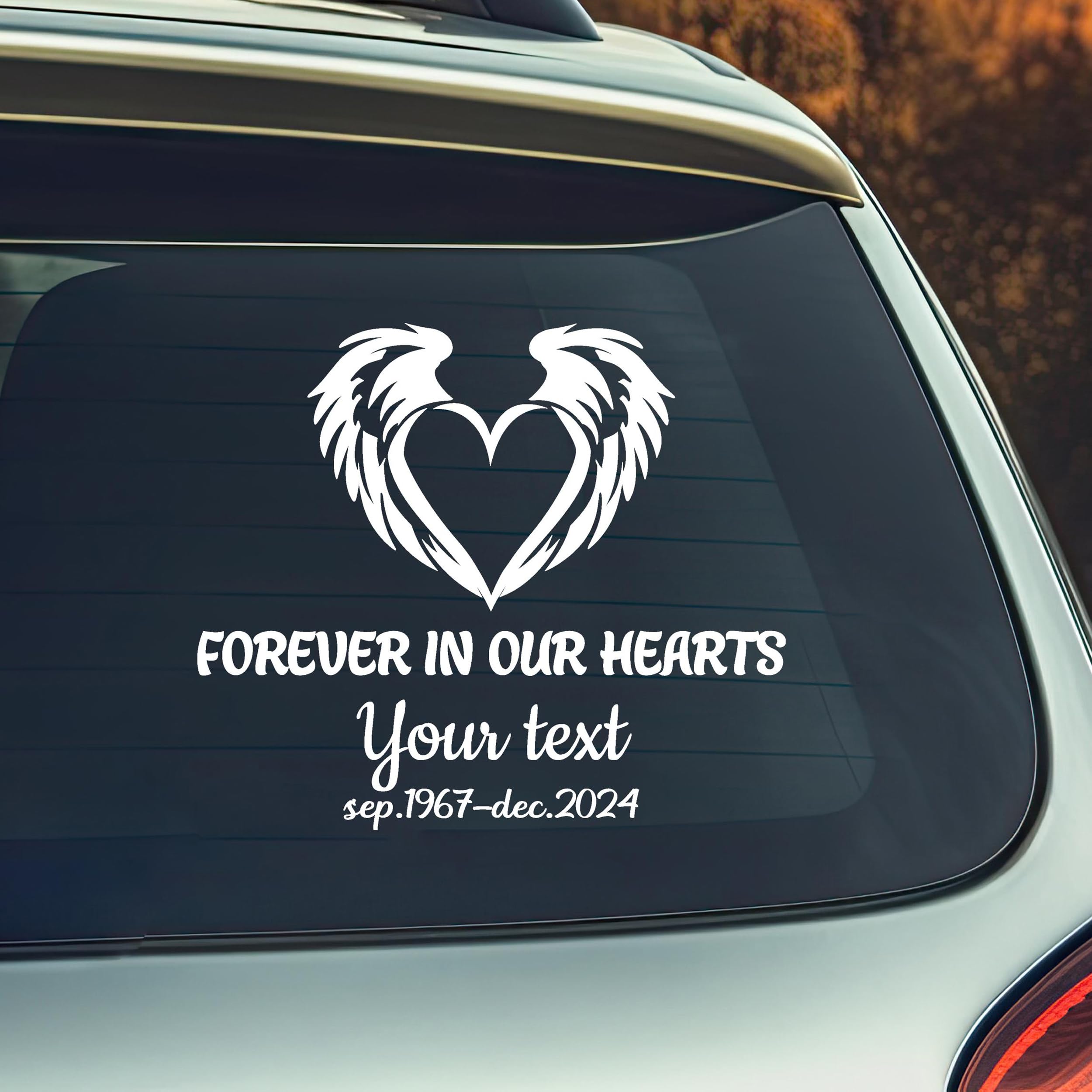 Amazon.com: Memorial Decals for Cars - Memorial Car Decals - Always in ...
