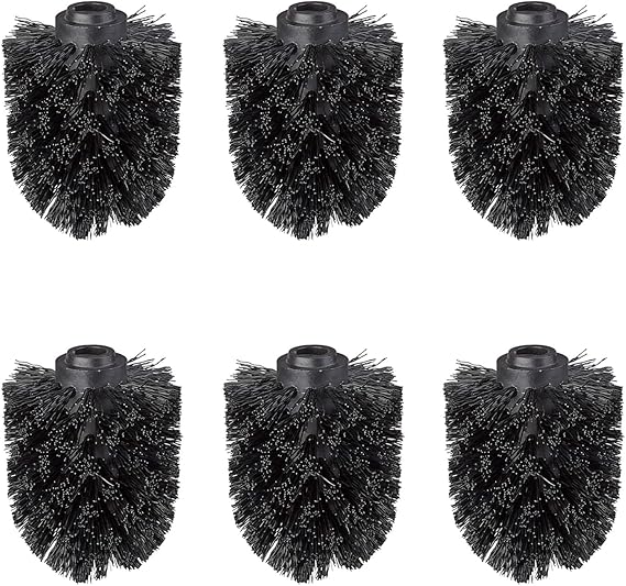 Replacement Toilet Brush Head, 6 Pcs Top-spring Toilet Brush, Brush ...