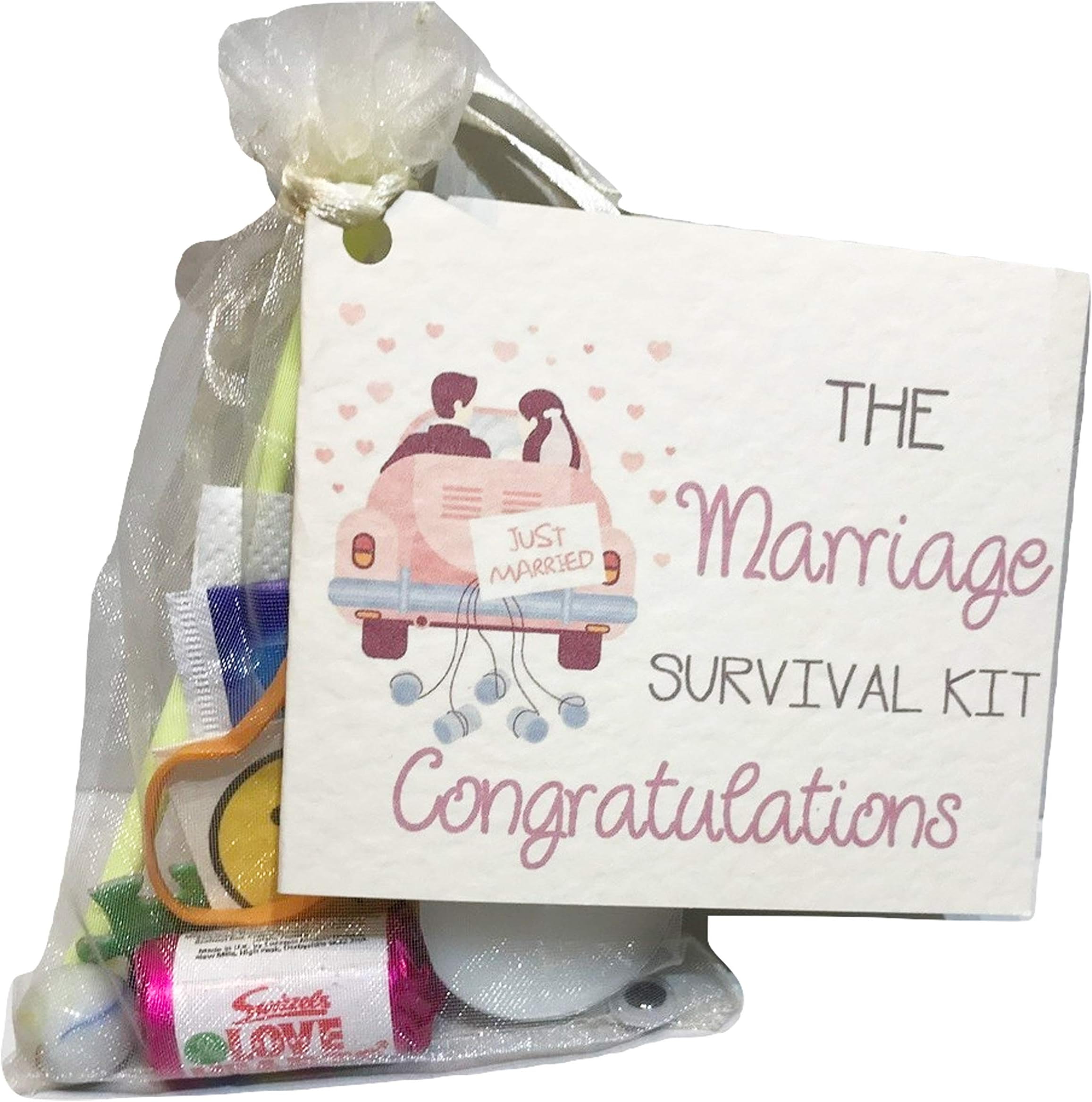 Bridal Shower Gift. Mr and mrs. Just Married. Wedding Marriage Survival ...