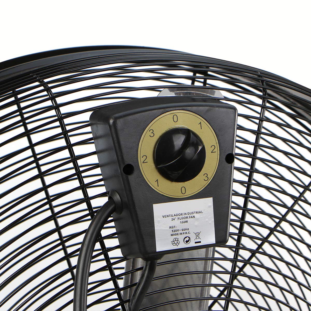 XtremepowerUS Industrial Fan 24" Inch High Velocity Floor Fan Rolling ...