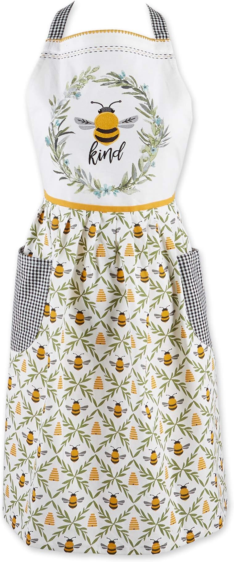 Amazon.com: Kay Dee Designs Queen Bee Embroidered Hostess Apron : Home ...