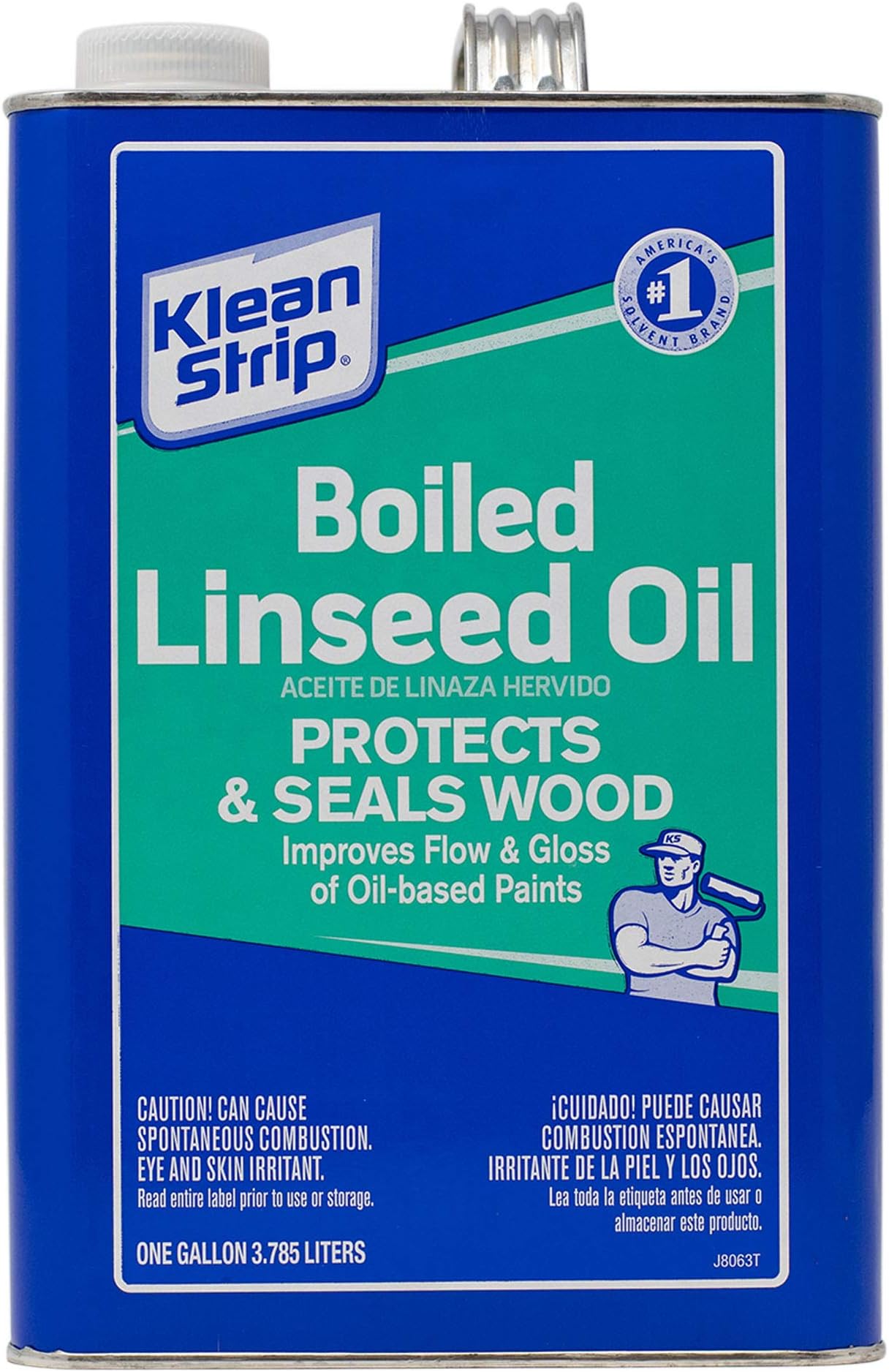 Amazon.com: Klean-Strip Green GLO45 Boiled Linseed Oil, 1-Gallon ...