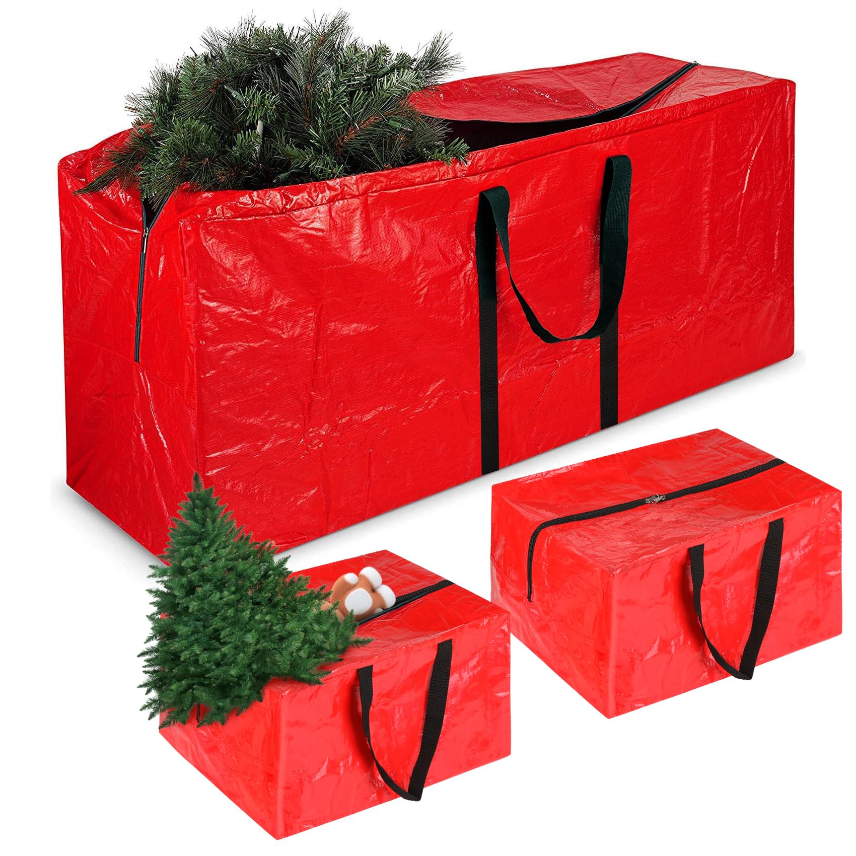 Amazon.com: Christmas Tree Storage Bag, Christmas Tree Bag 9 ft with 2 ...