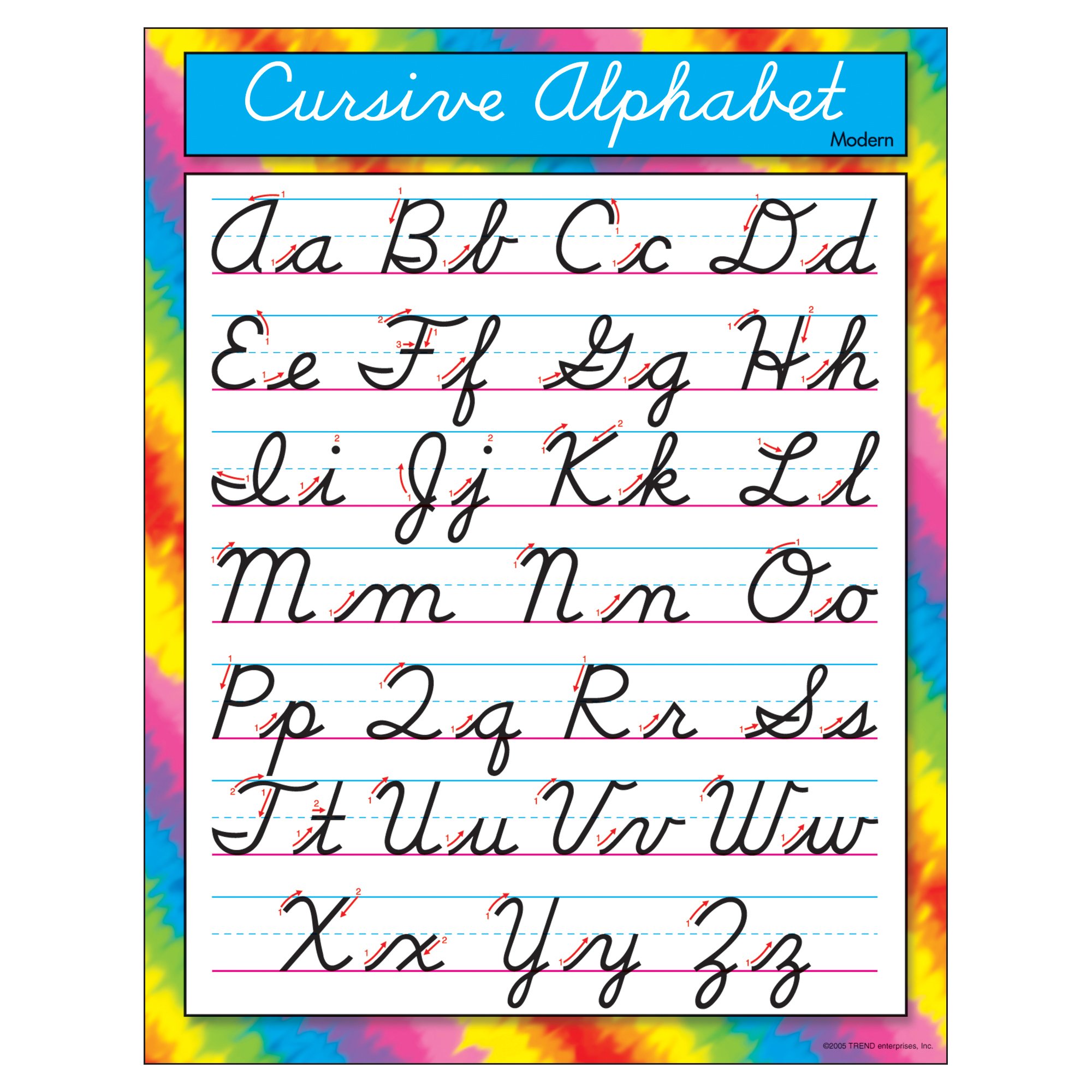 Cursive Alphabet Letters