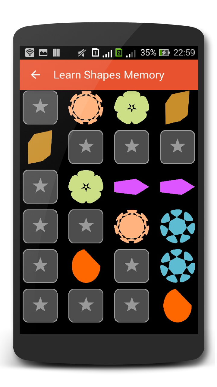 Shapes Memory Game - Free - App on Amazon Appstore