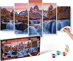 Schipper 609450913 Malen nach Zahlen – Mystisches Patagonien - Bild malen für Erwachsene ...