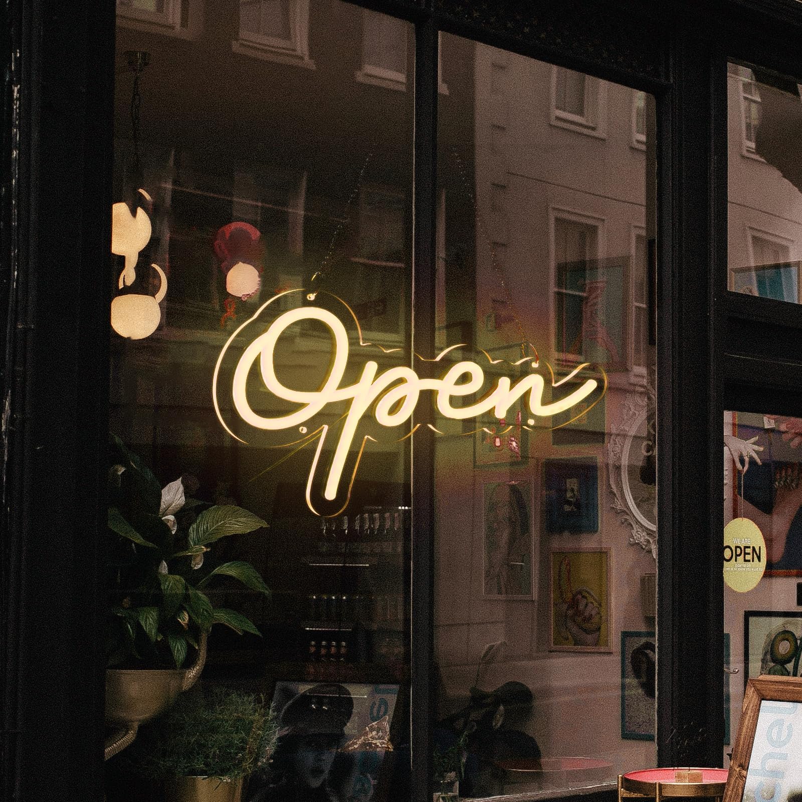 Amazon.com : LED Open Signs for Business, 16"x 9" Neon Open Sign with ...