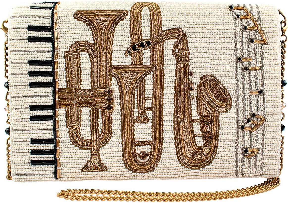 Mary Frances Play for Me Crossbody Clutch Music Instruments Handbag ...