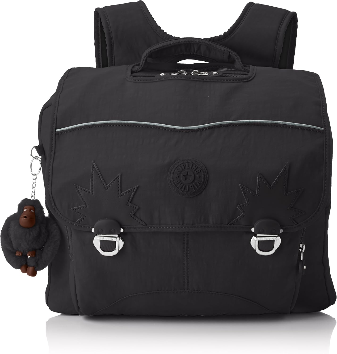 Kipling Iniko, Unisex-Child Backpack, Black (True Black), 15x24x45 cm ...