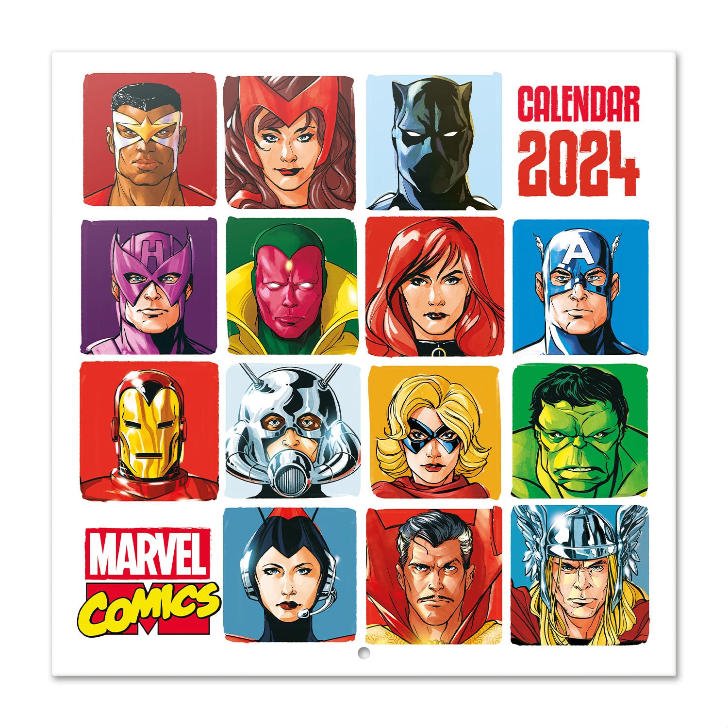 Buy Grupo Erik Marvel Comics Wall 2024 12 X 12 12 Month Planner