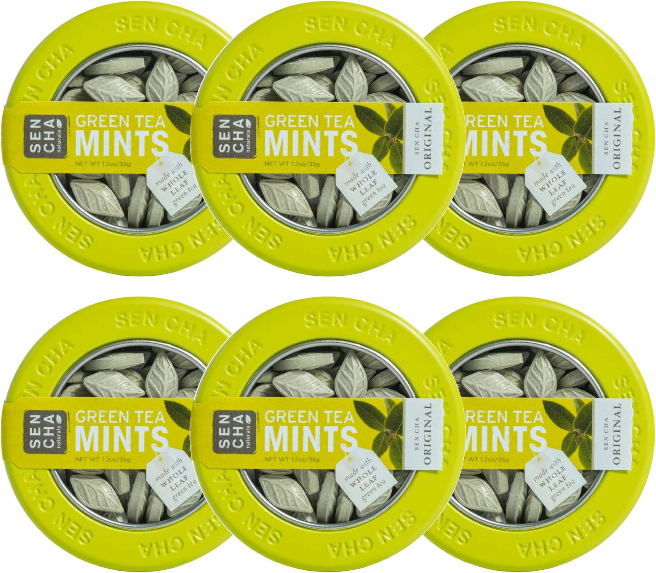 Amazon.com : SEN CHA Naturals Green Tea Mints, Sen Cha Original, 1.2 oz ...