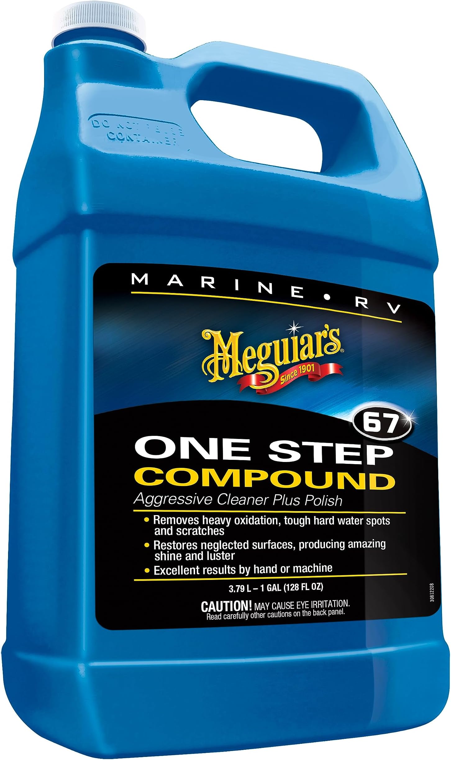 Meguiar's M6701 One Step Compound - 1 Gallon, Polishing & Rubbing ...
