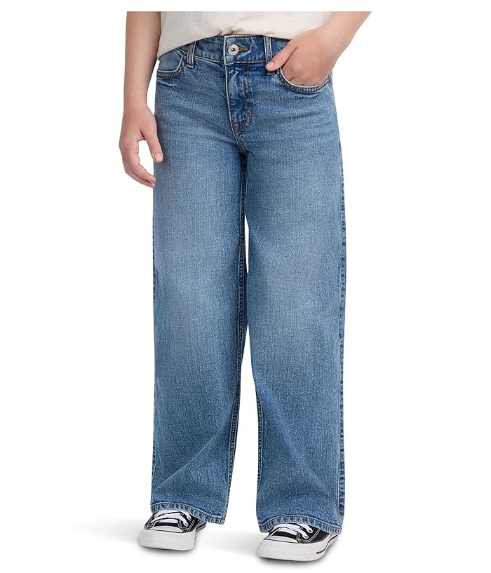 abercrombie kids High-Rise Wide Leg Jeans (Big Kid) | Zappos.com