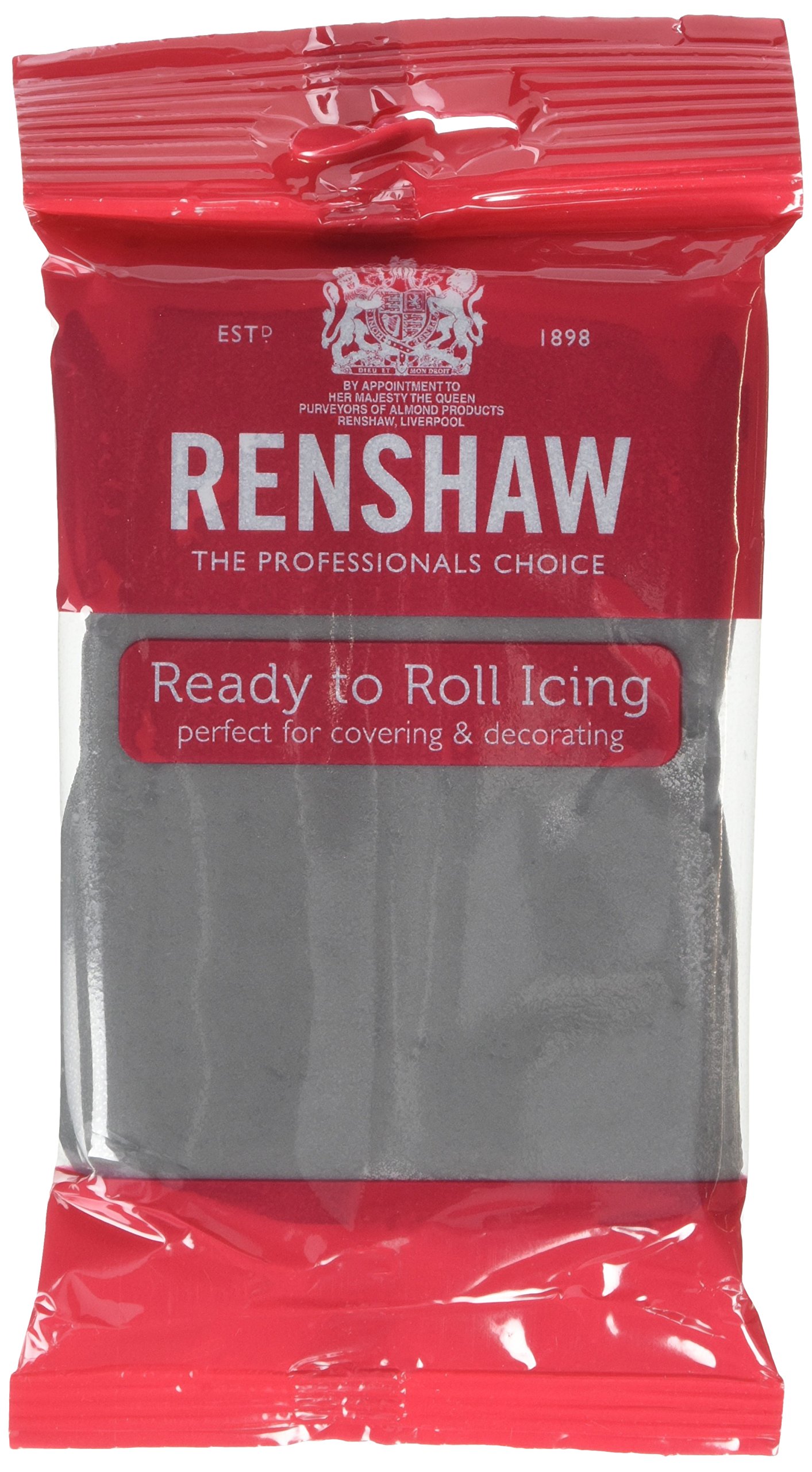 Renshaw Grey Professional Regalice Edible Ready to Roll Icing 250 g ...