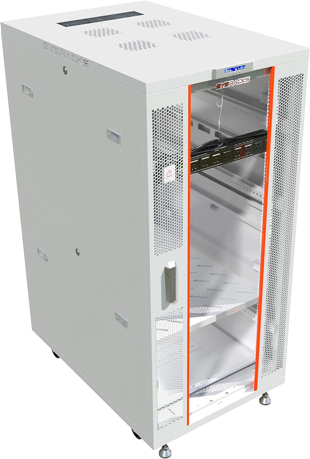 Amazon.com: Sysracks Server Rack Network Cabinet Locking Deep Server Cabinet 35-Inch Depth Floor ...