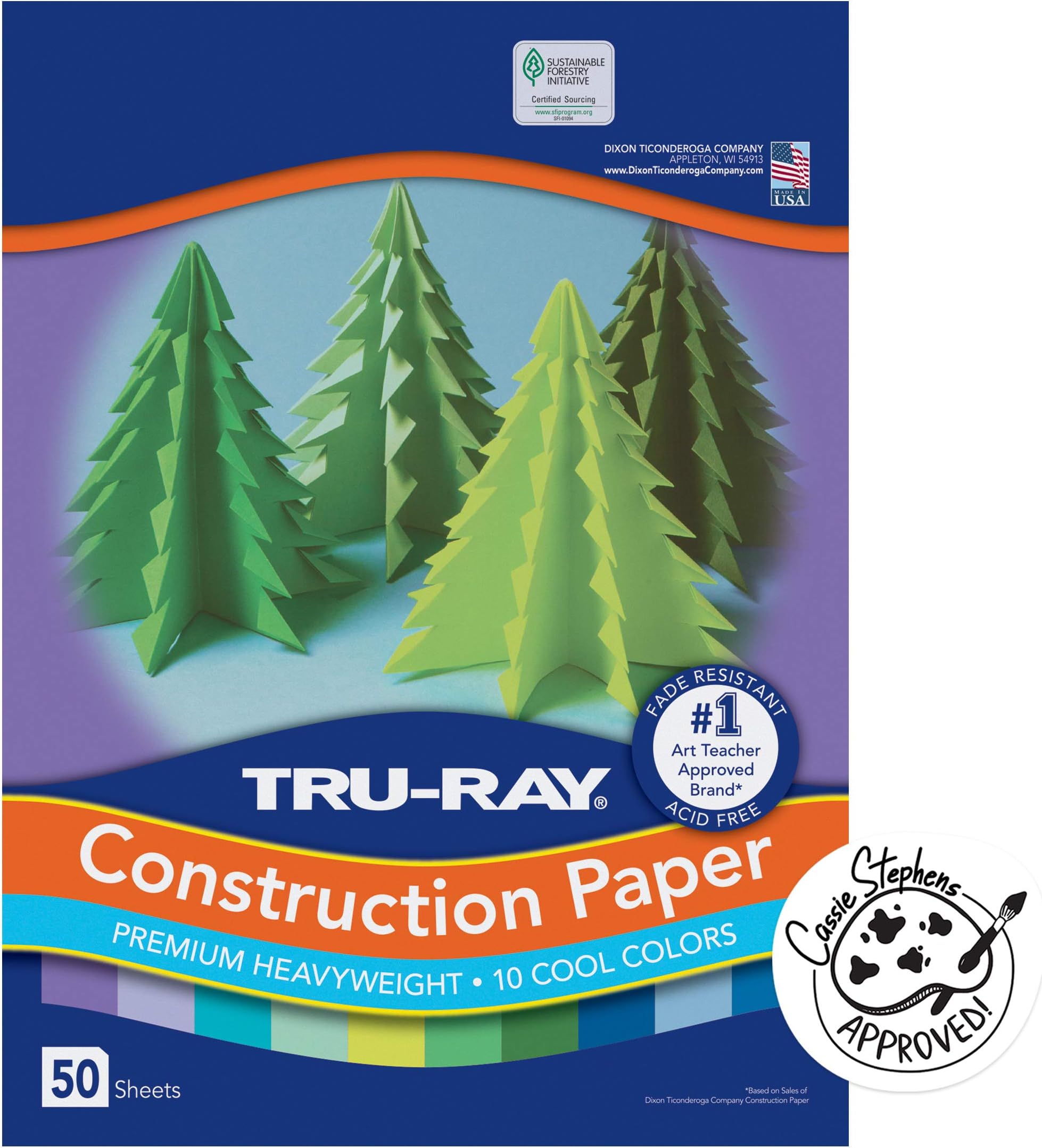Amazon.com: SunWorks 6525 Construction Paper Smart-Stack, 58 lbs., 9 x ...