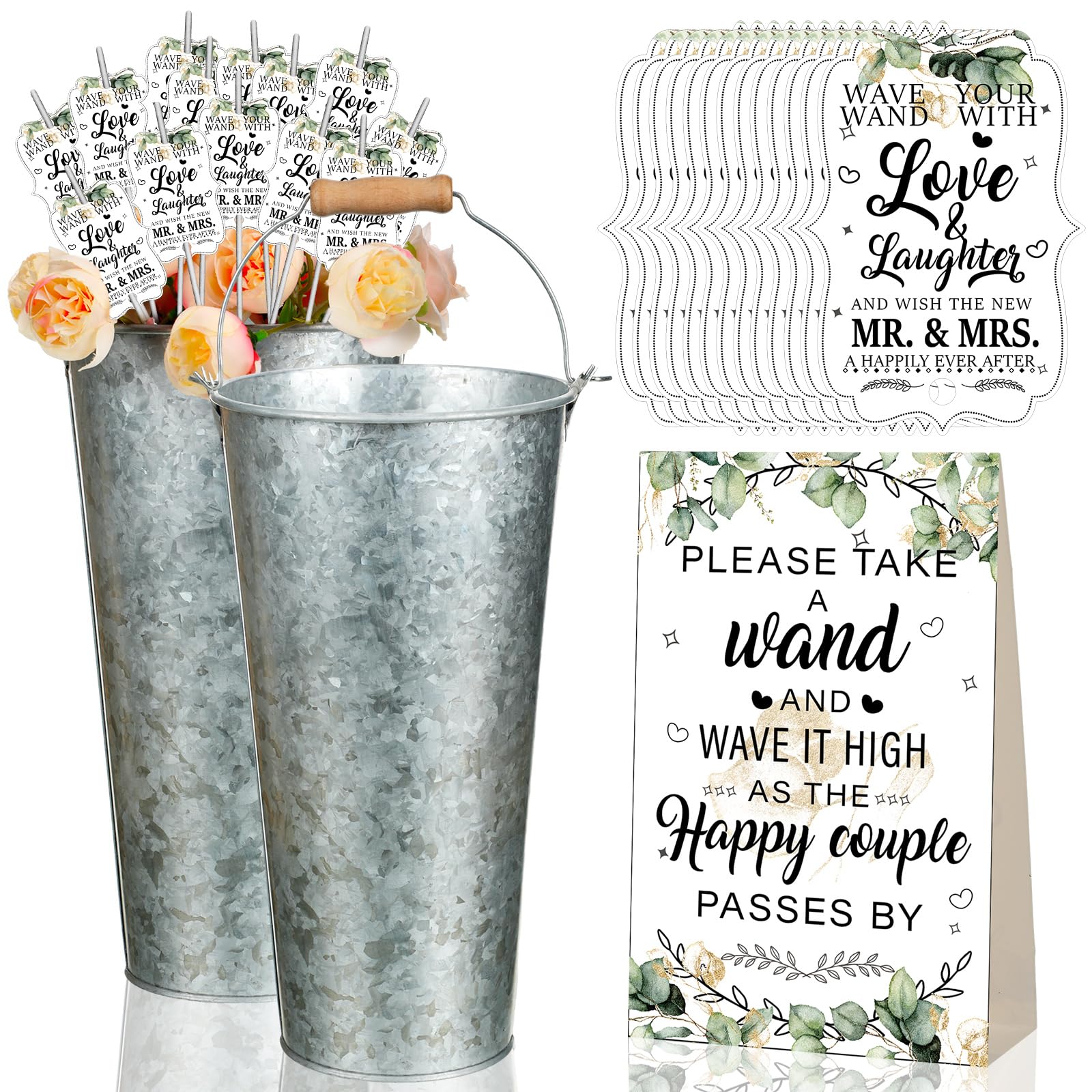 Amazon.com: Tandefio 102 Pieces Wedding Sparkler Set, Includes 1 ...