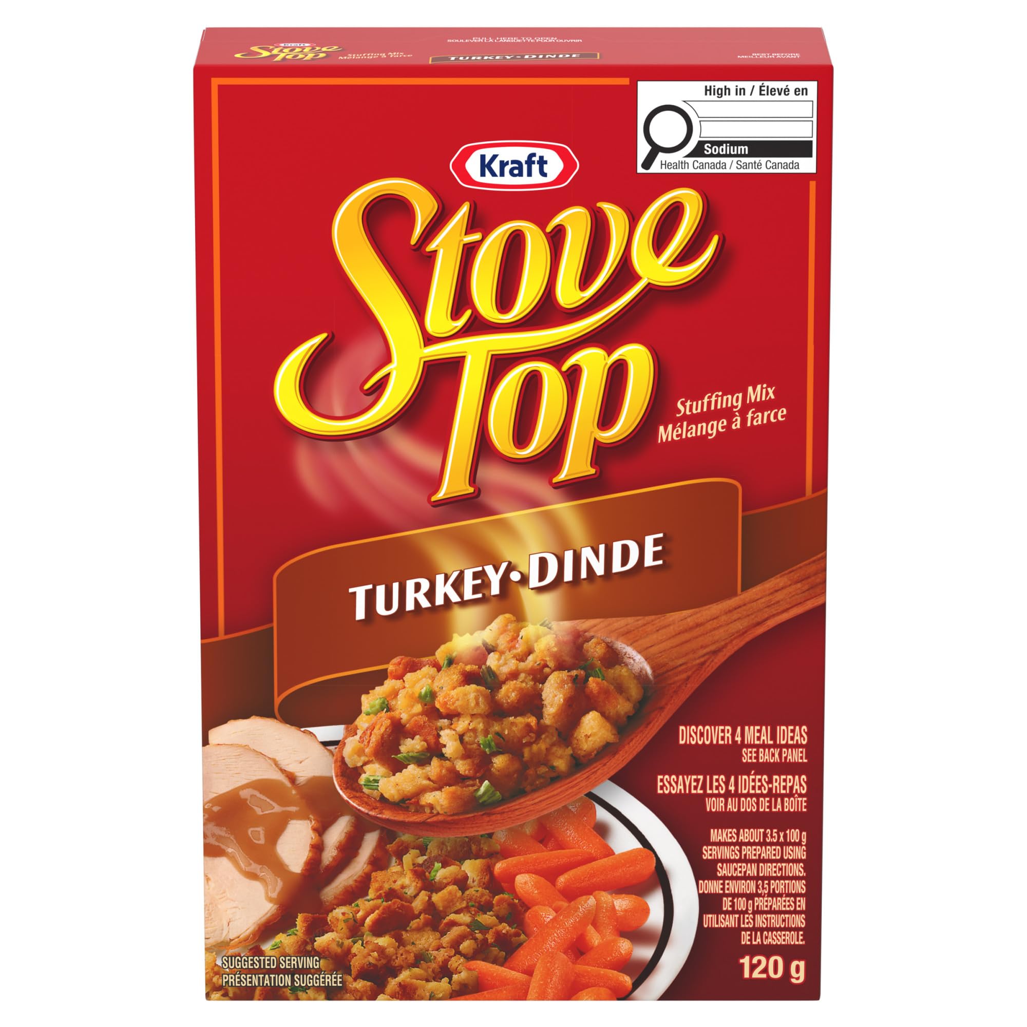 Stove Top Turkey Stuffing Mix, 120g : Amazon.ca: Grocery & Gourmet Food