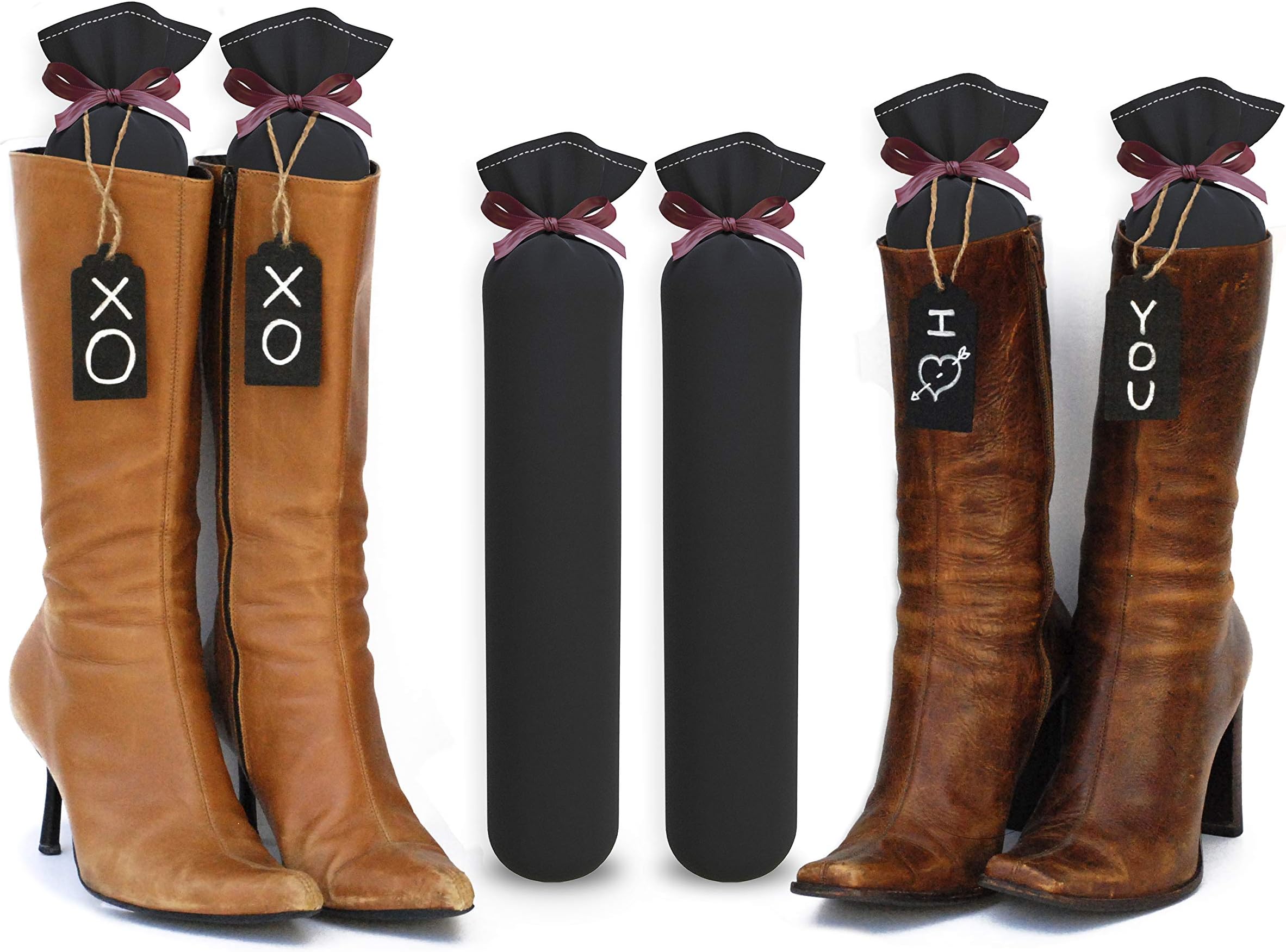 Amazon.com: Homend 2Pairs (Pack of 4) Boot Tree Shaft Boots Shapers ...