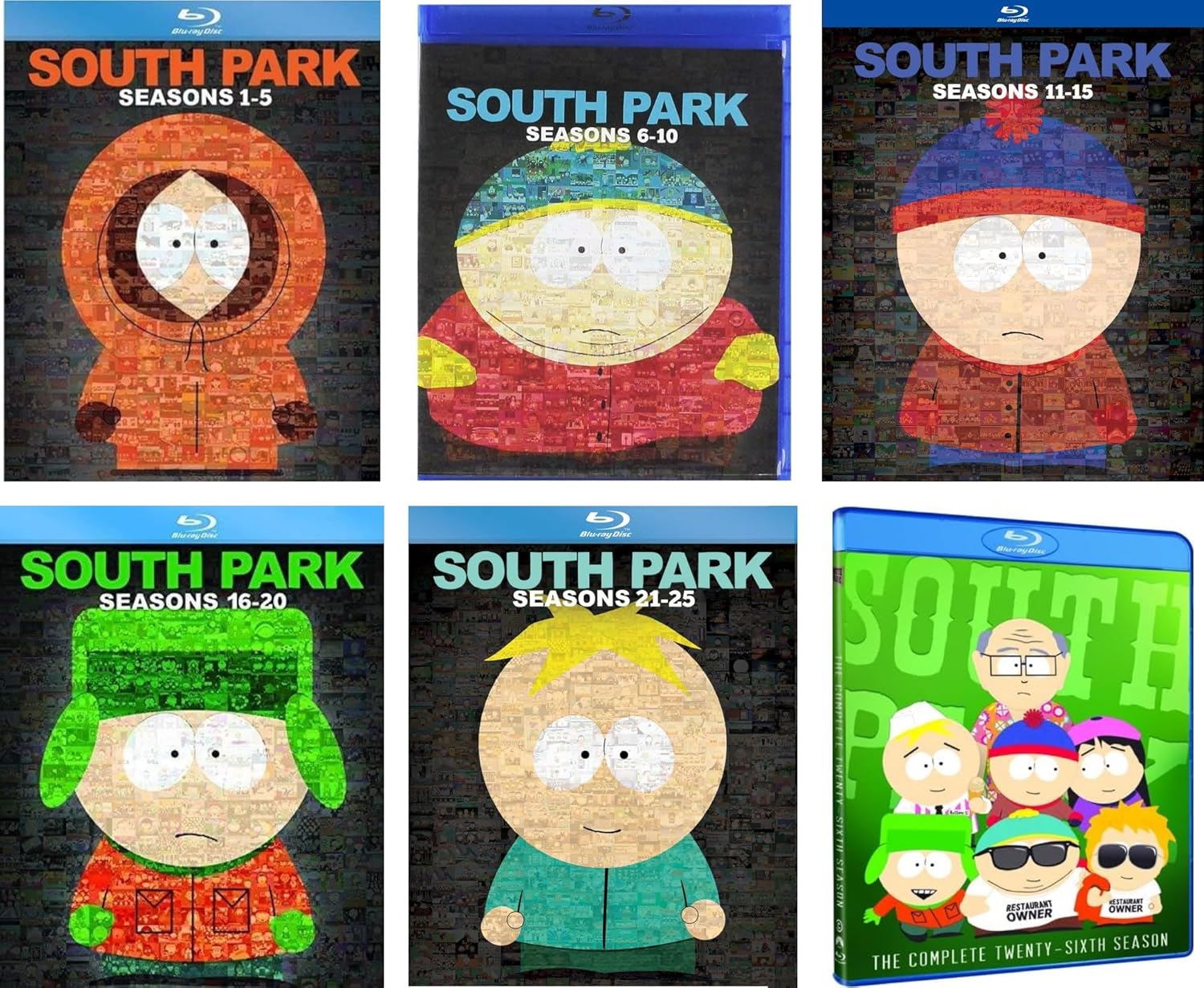 Amazon.com: South Park: Complete 26 Season Blu-ray Collection - Seasons 1-26 on 50 Discs : South ...