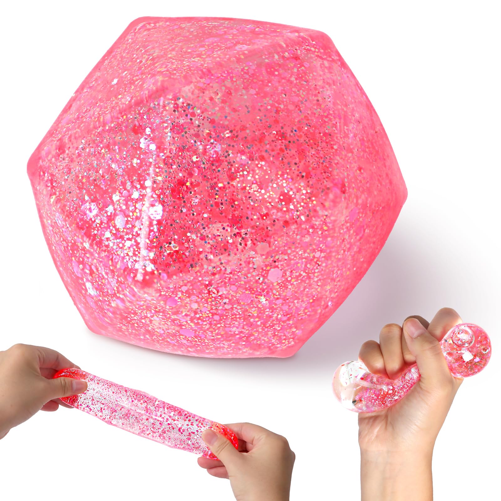 Amazon.com: Fidget Cube Stress Balls, Ice Sensory Squishy Toys Stress ...