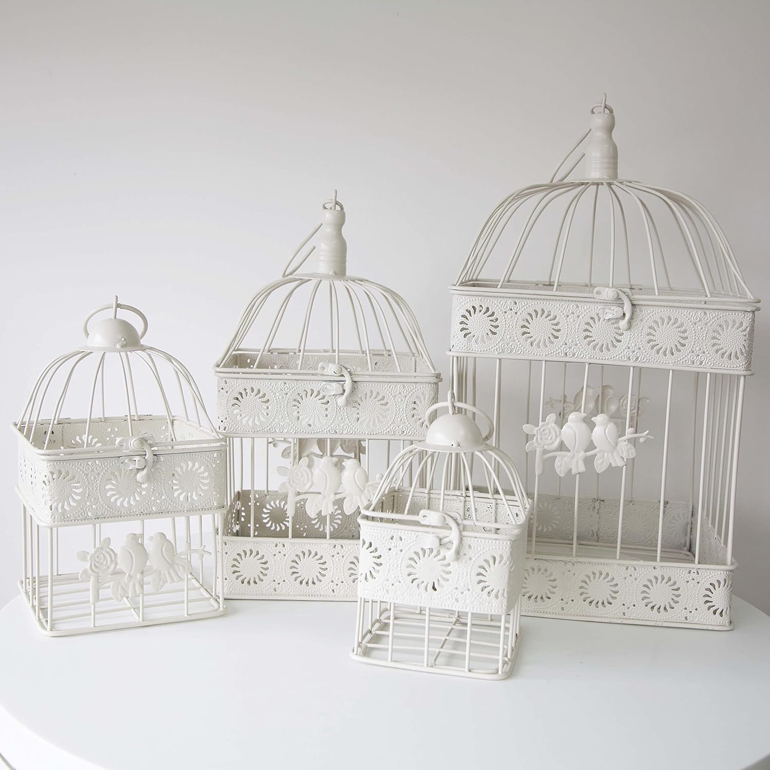 Decor Essentials Decorative Birdcages Candle Holder Metal Bird Cage ...