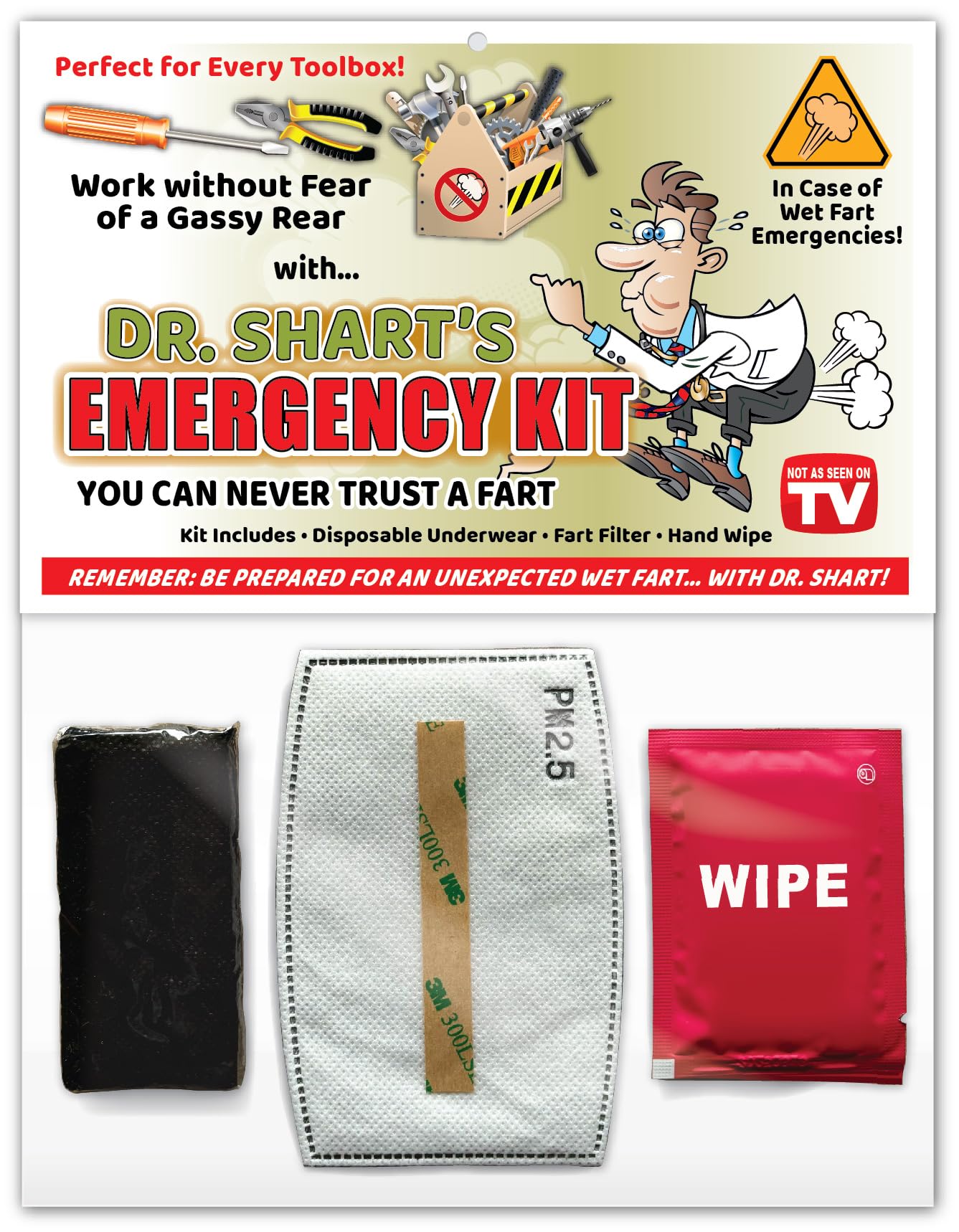 Amazon.com: SHART Handyman Tool Toolbox Wet Fart Emergency Kit - Funny ...