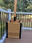 8.5ft H (1 Post w/Planter Box) Freestanding Zippity Concord String ...