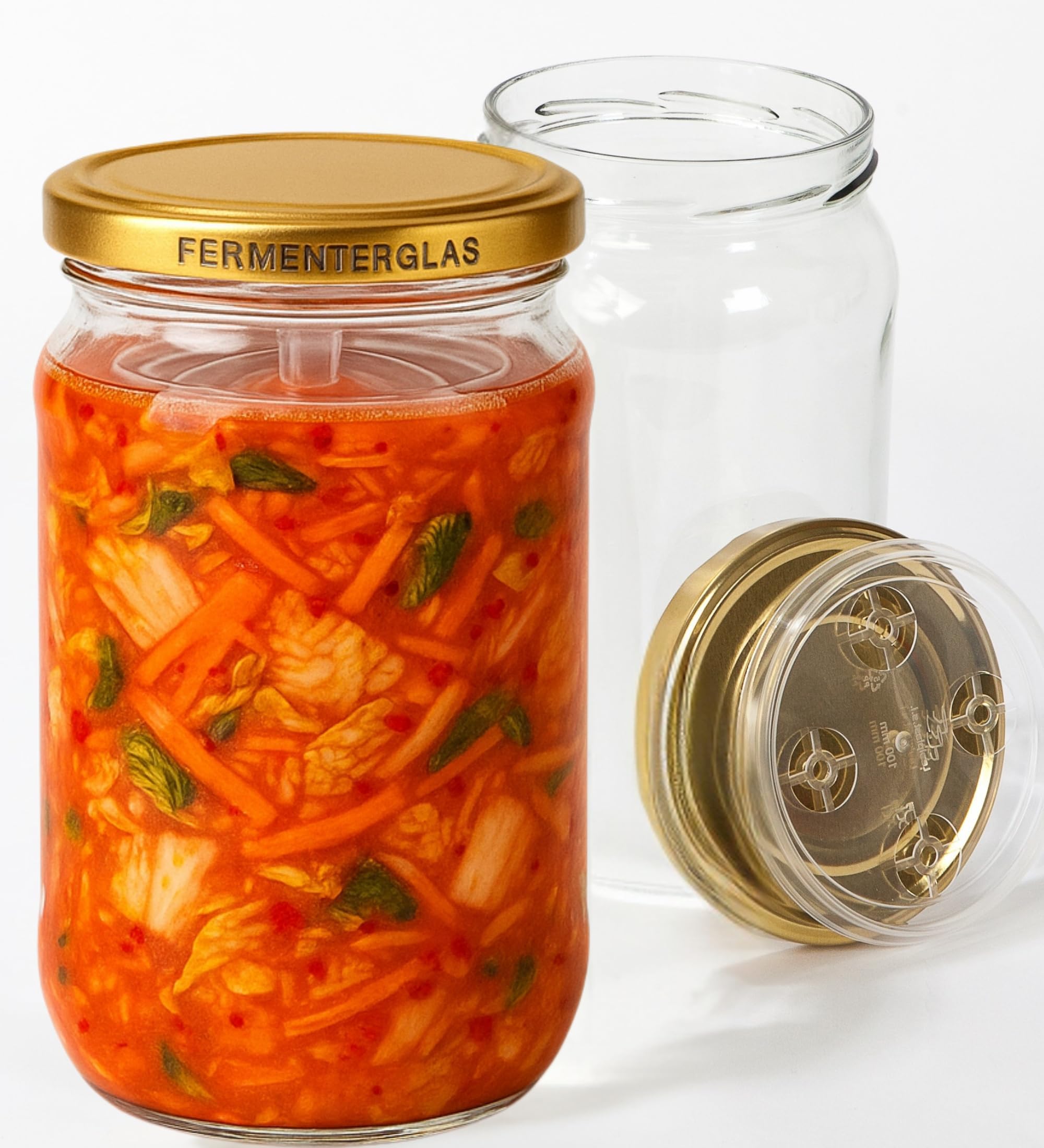 LockandLock Pressplatte, auslaufsicher, luftdicht, Kimchi-Behälter, 4,5 ...