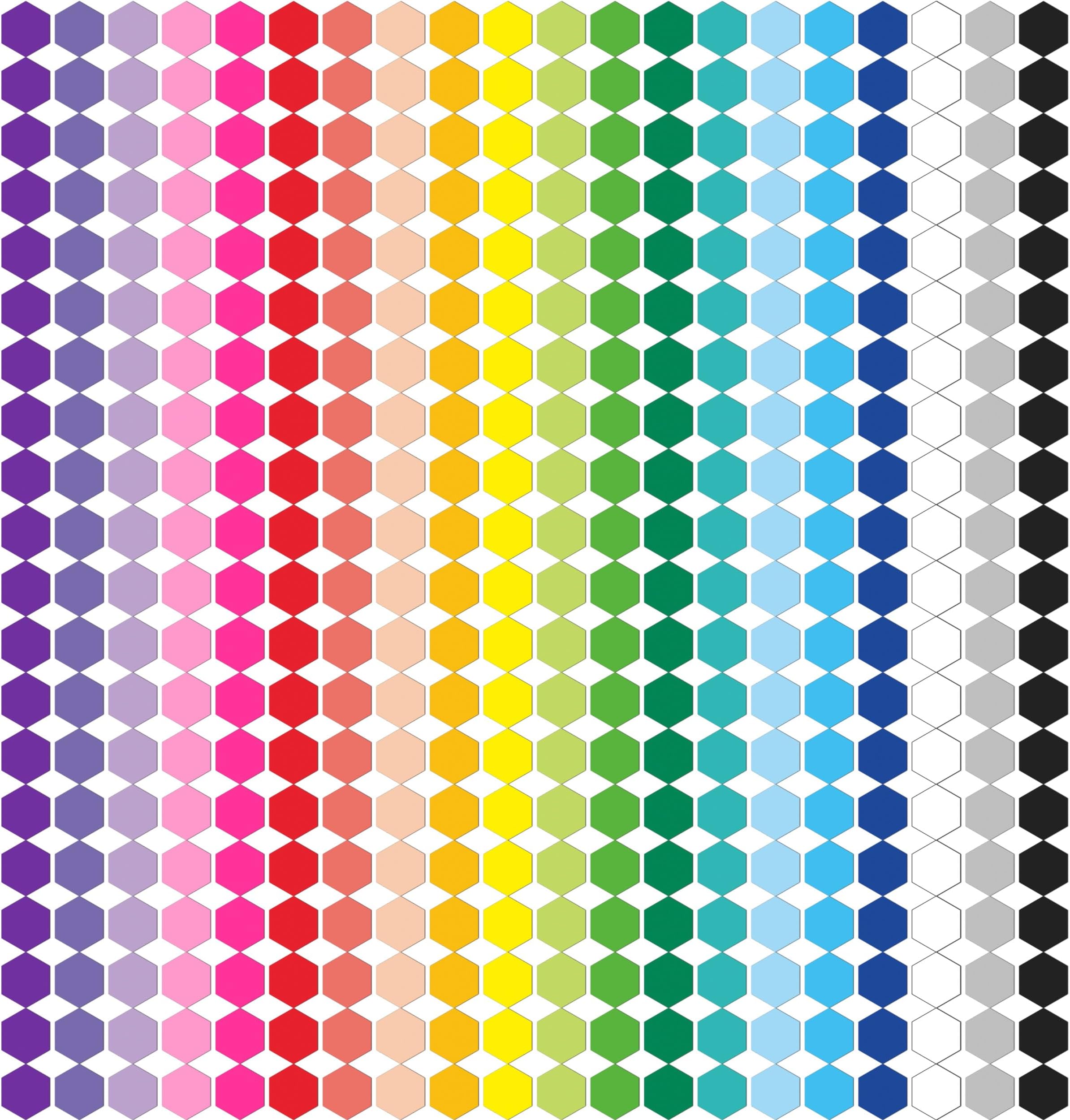 8000 PCS Small Dot Stickers 0.8 cm Shaped Sticky Dots 20 Colors Color ...