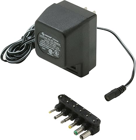 Amazon.com: Steren 900-052 500mA Universal AC Adapter UL : Electronics