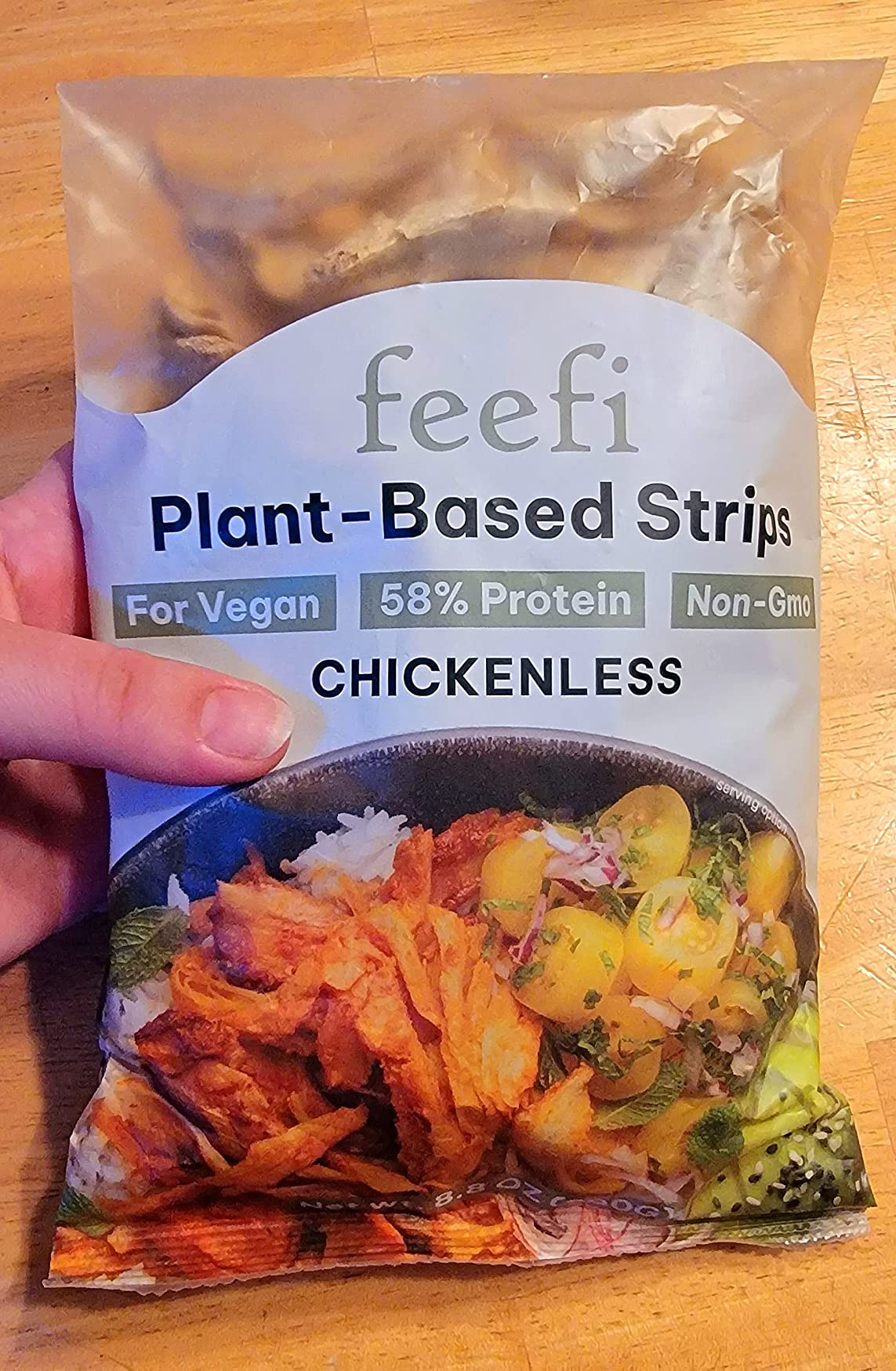 Amazon.com: Feefi Plant Based Protein Vegan Chicken Strips - Organic ...