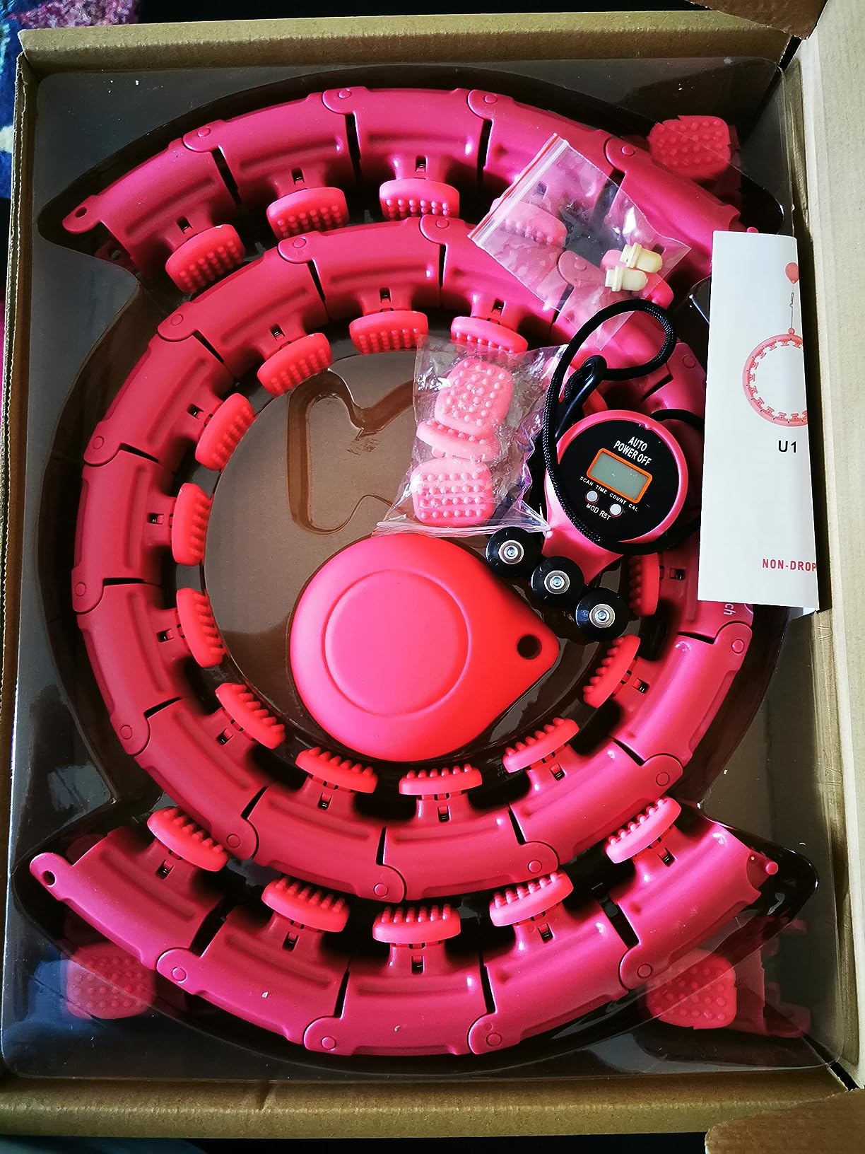 Kemraes Smart Weighted Hula Hoop with Count Table - 24+3 Knots ...