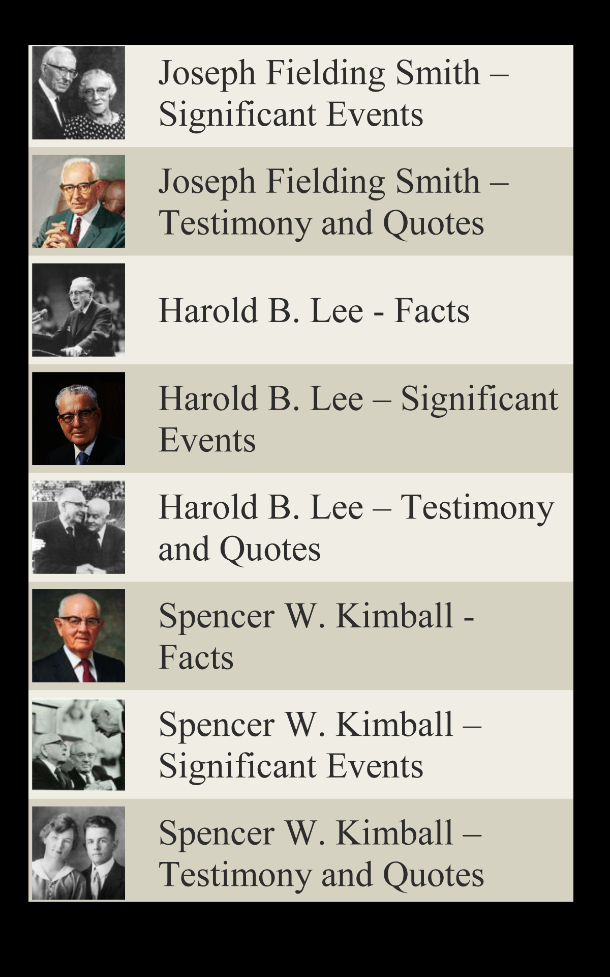 LDS Church Presidents - App on the Amazon Appstore
