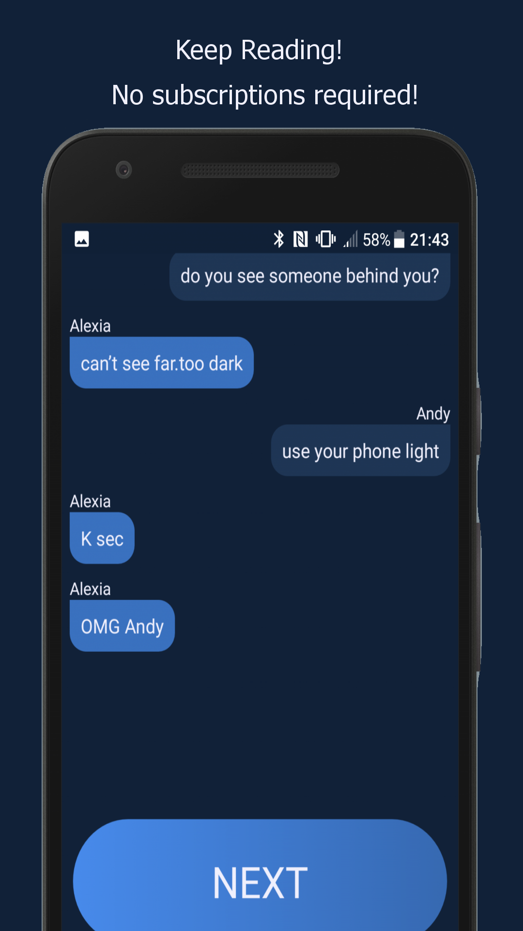 Addicted - Best Scary, Creepy and Free Chat Stories 👻 - App on the ...