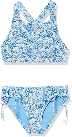 Amazon.com: Splendid Girls Flora Highneck Bra & Tunnel Side Pant Set ...