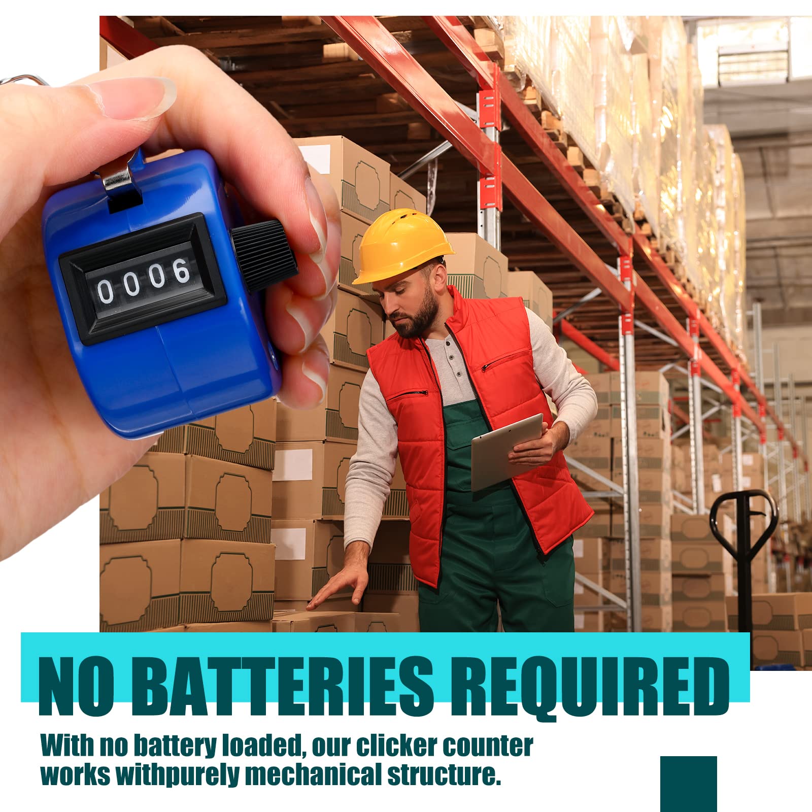 Snapklik.com : Kingdder 25 Pcs Hand Held Tally Counter 4 Digit ...