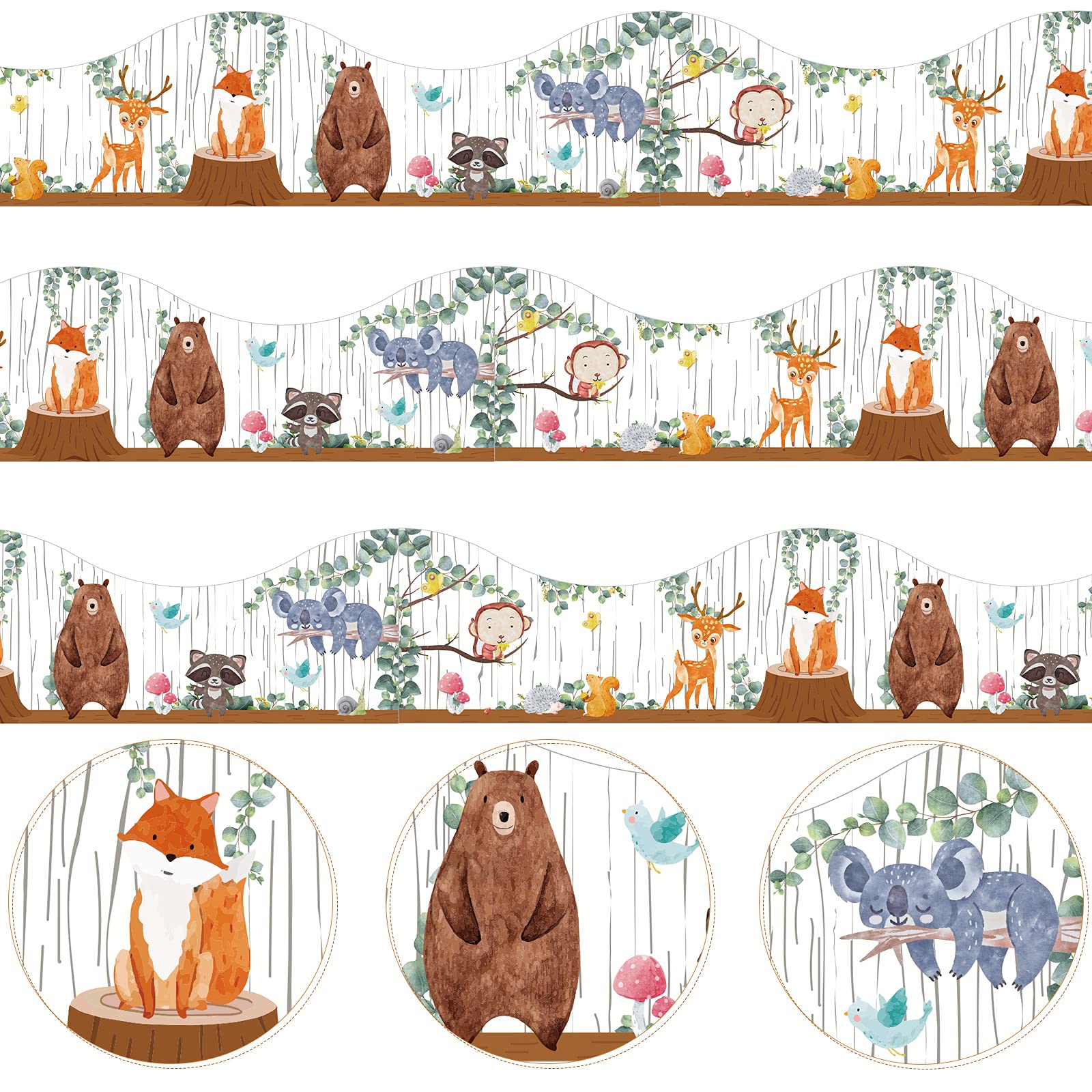 Buy 49 ft Forest Animals Bulletin Board Borders Classroom Teacher ...