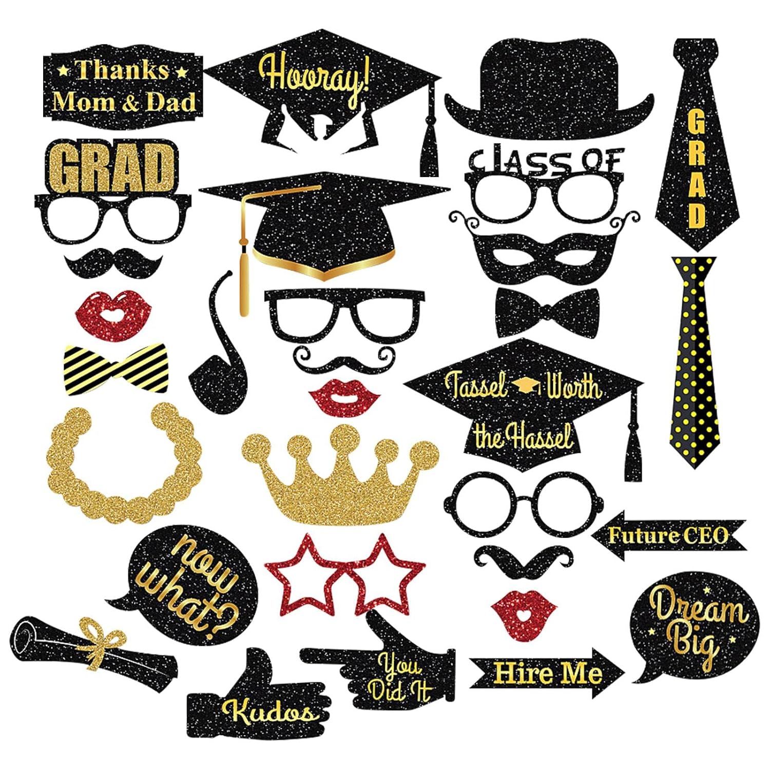 F FABOBJECTS® Graduation Photo Booth Props 2022 - Graduation Photo ...