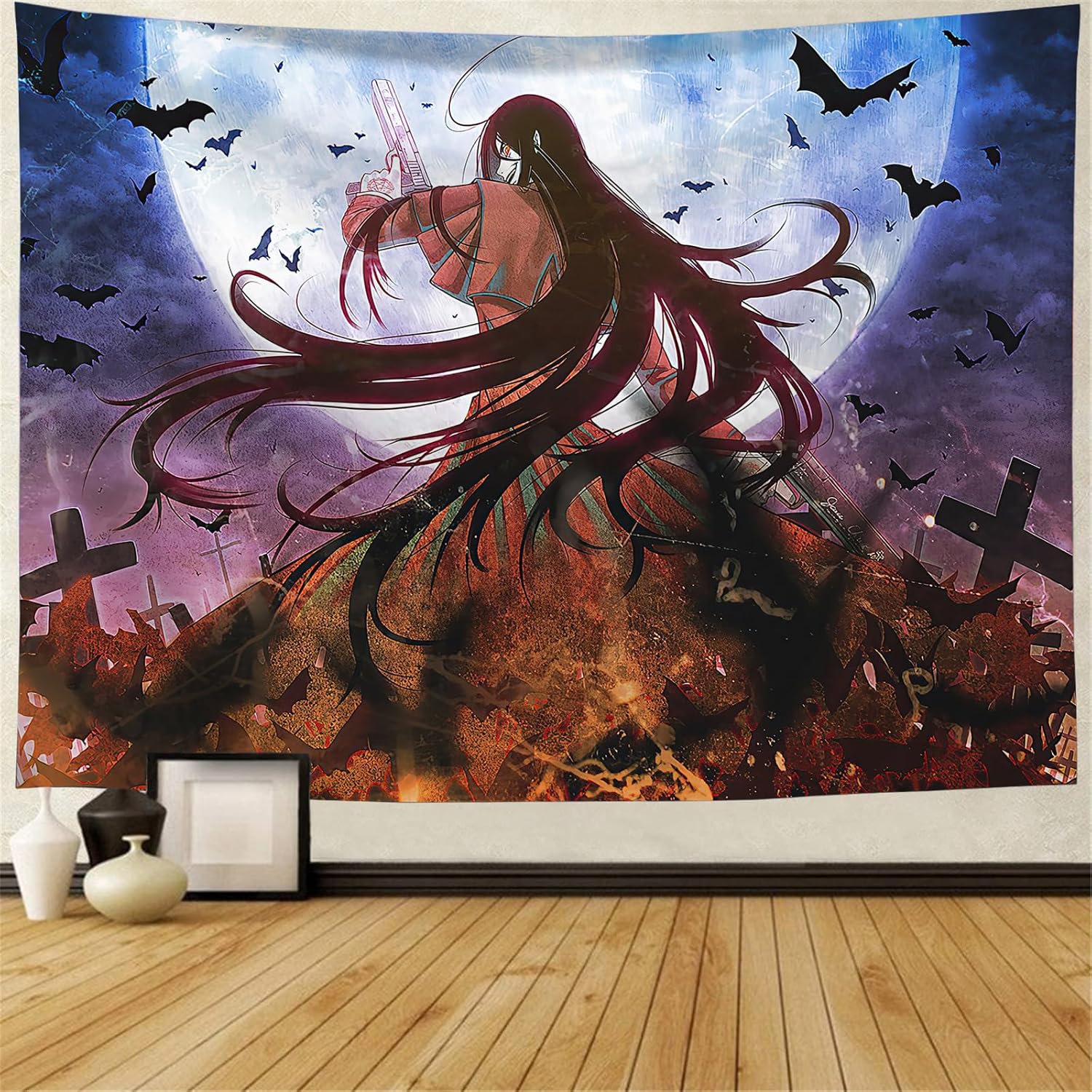 Amazon.com: FENDROM Demon Slayer Tapestry Anime Tapestry Cartoon Poster ...