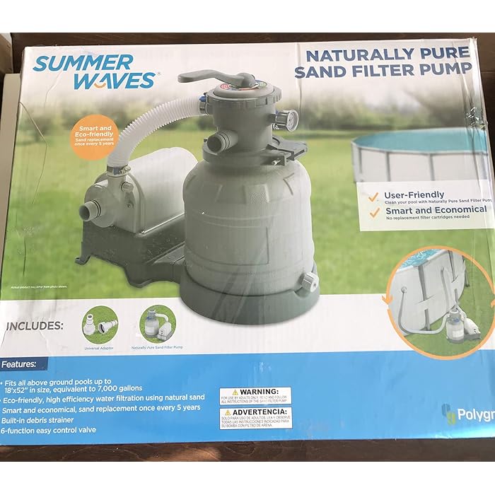 Buy Summer Waves Sand Filter Pump for Above Ground Pools Online at ...