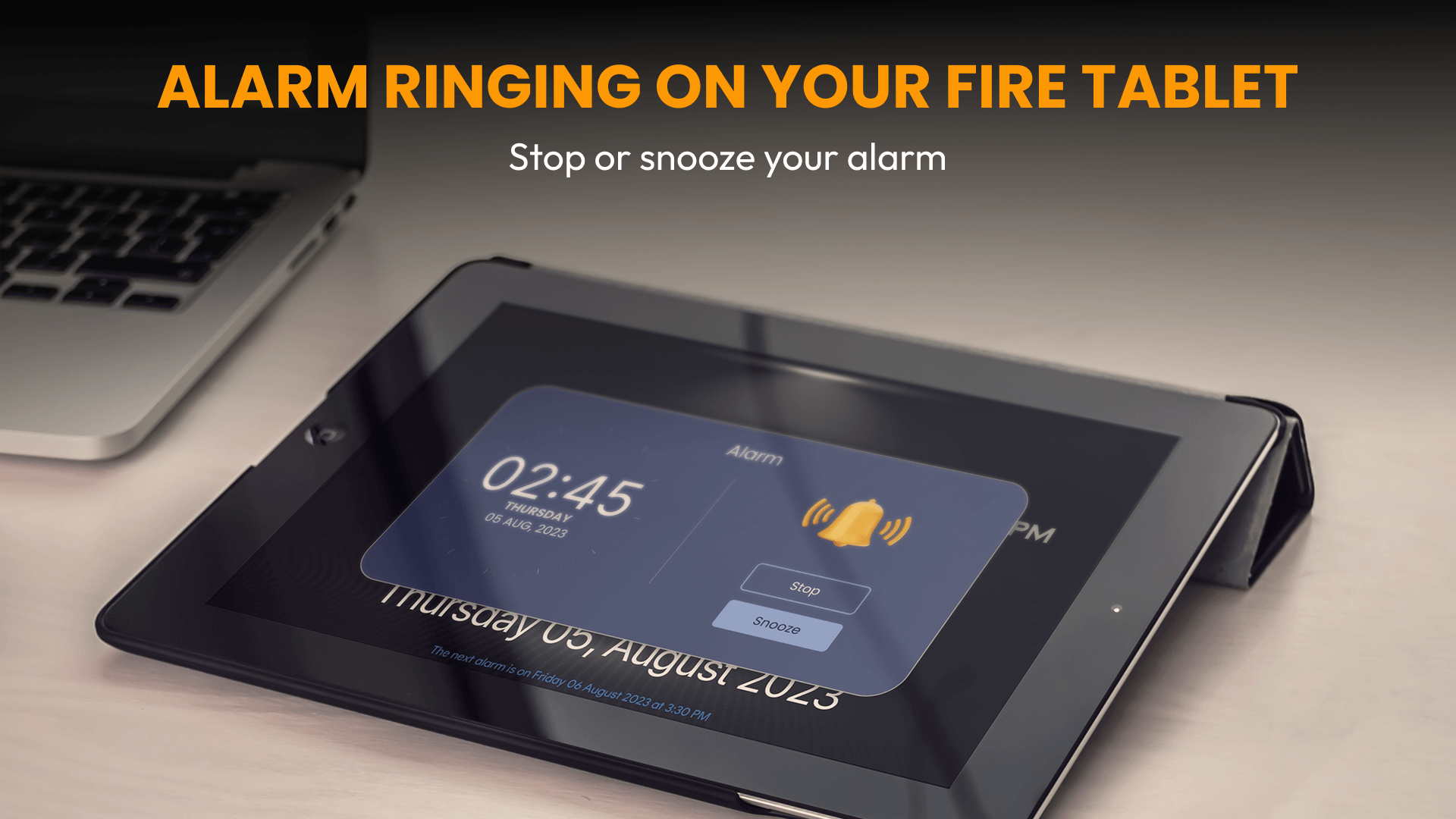 Alarm Clock with Beautiful Clock Face Screensaver - Peaceful Wallpaper ...