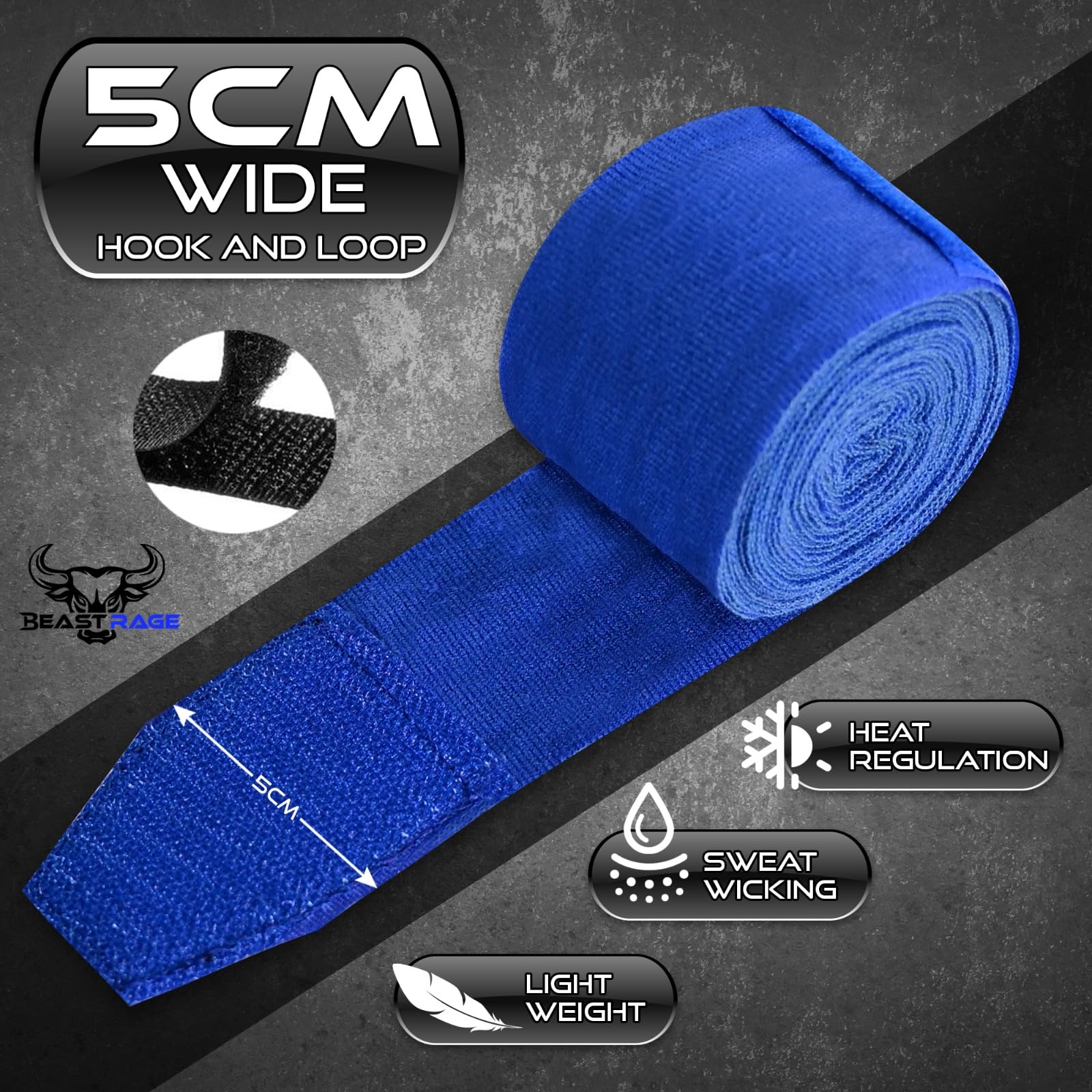 Snapklik.com : BEAST RAGE Boxing Hand Wraps 4.5 Meter Martial Arts ...