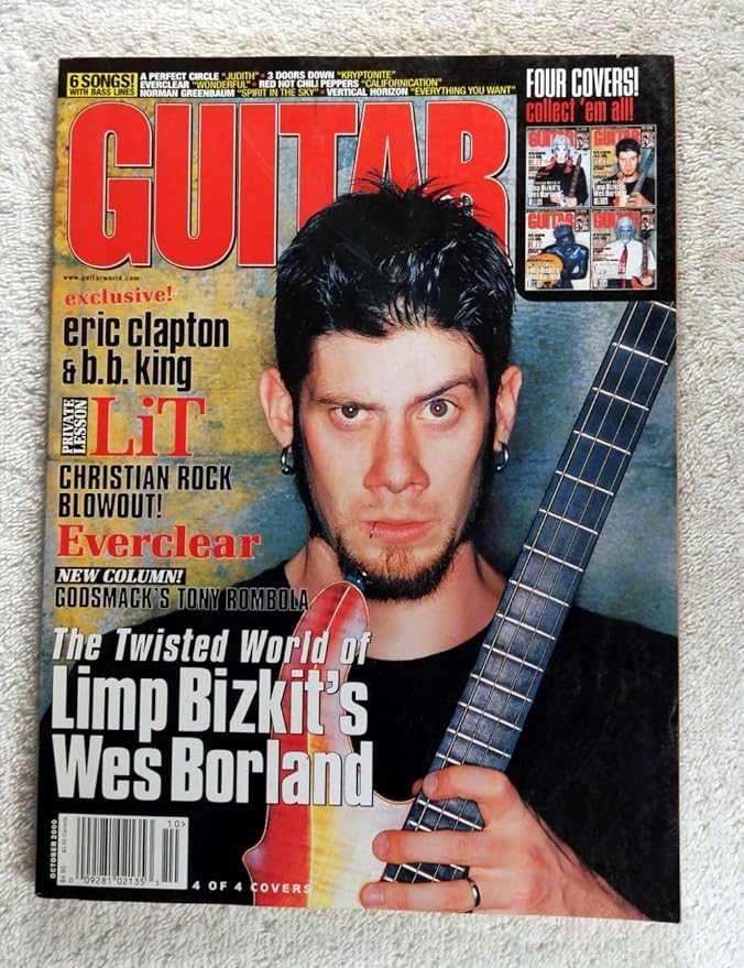 Wes Borland - Limp Bizkit - (1 of 4 Alternate Covers) - Guitar World ...