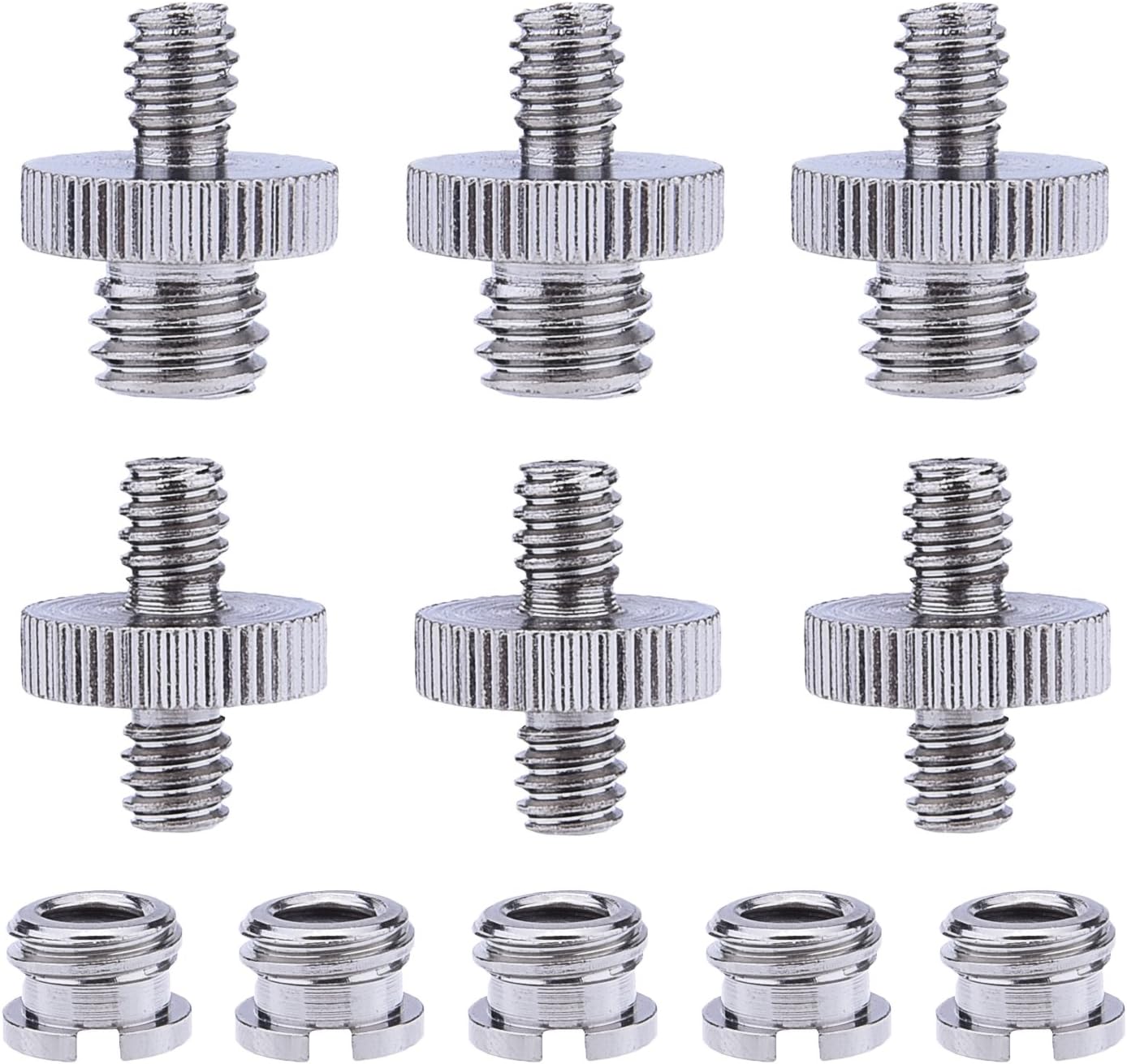 Amazon.com : Anwenk Standard 1/4"-20 Male to 1/4"-20 Male Threaded ...