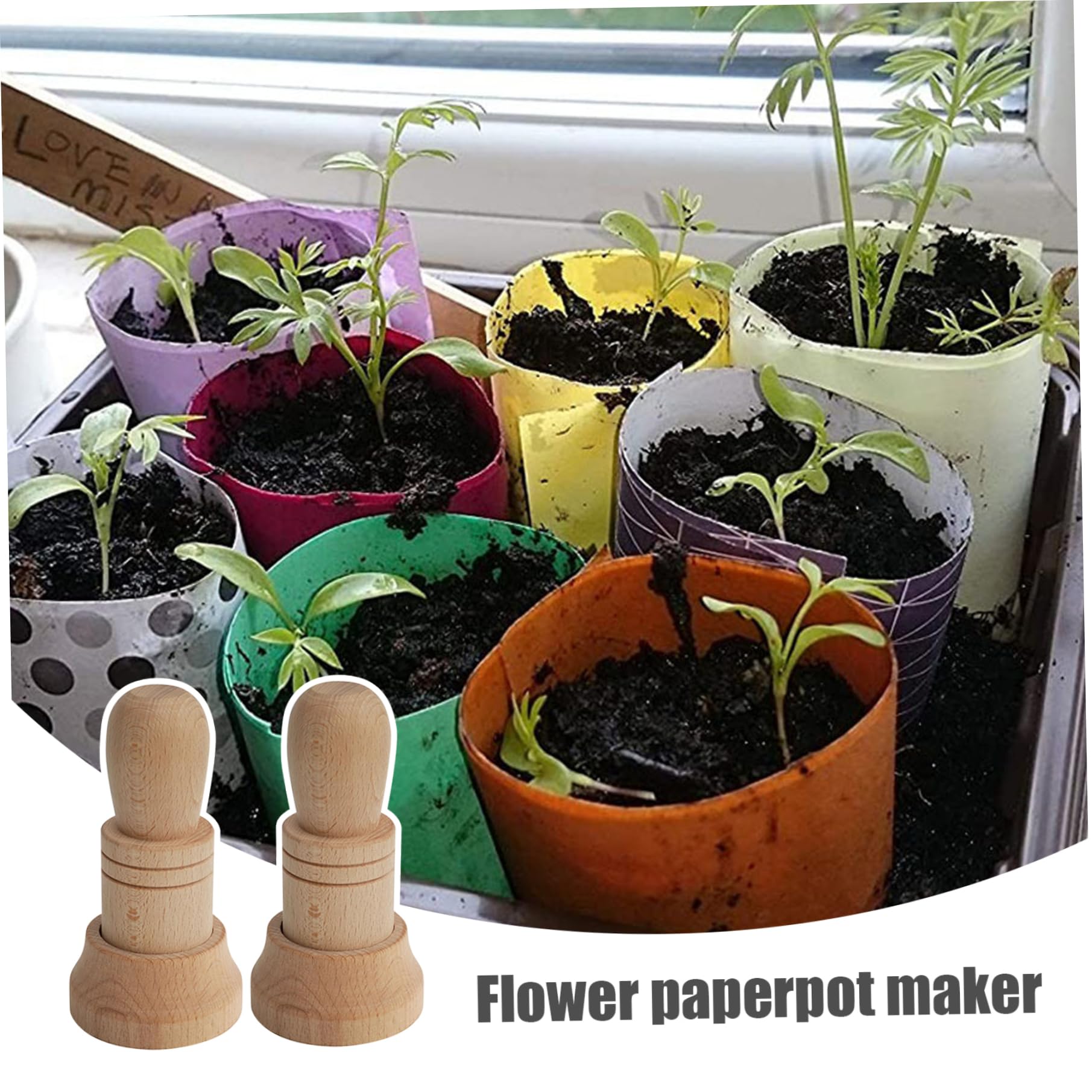 Newspaper Plant Pots Diy Wooden Paper Pot Maker - DIY Newspaper Plant ...