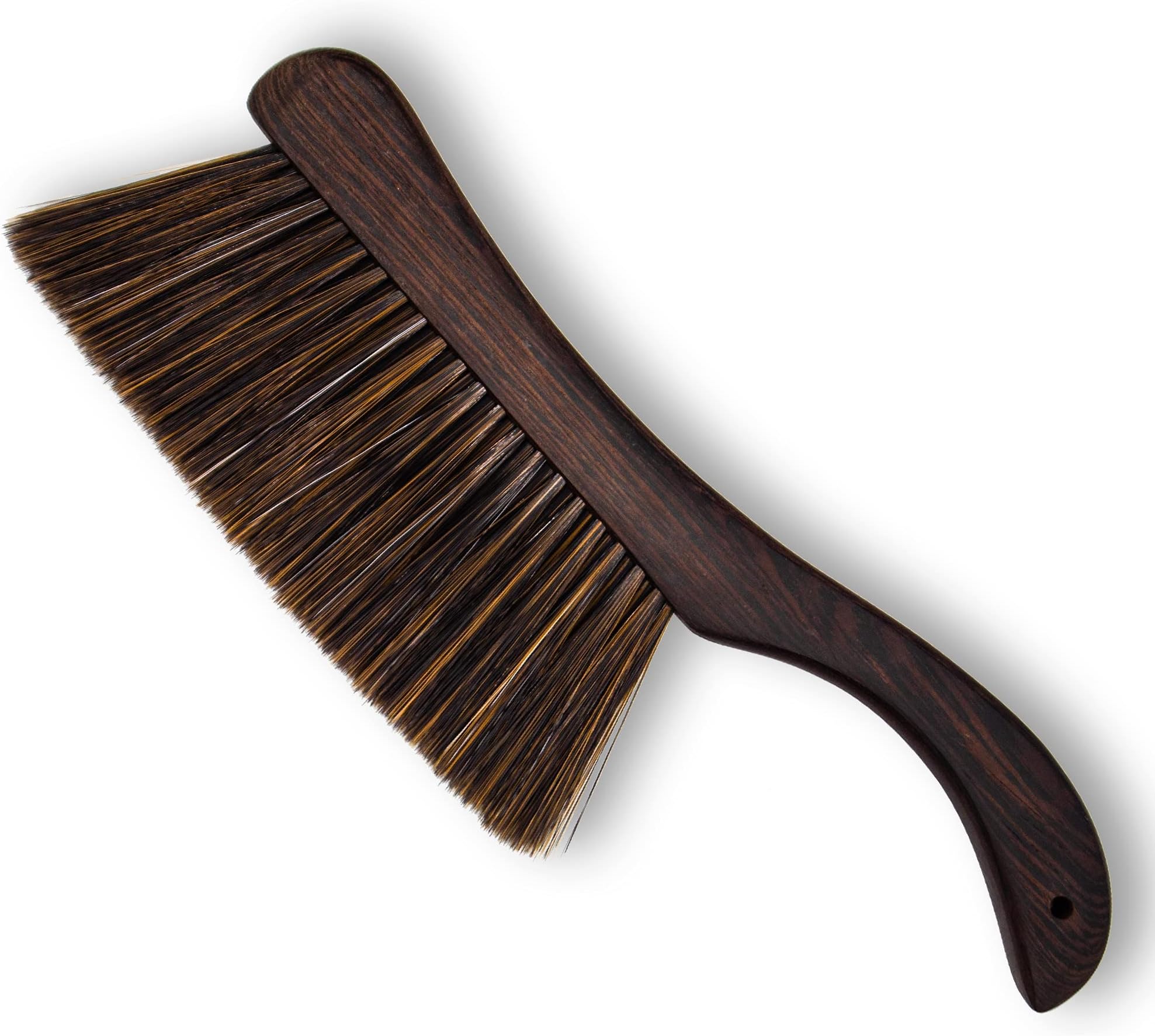 Amazon.com: Hand Broom, Dust Brush, Horse Hair Brush with Wood Handle ...
